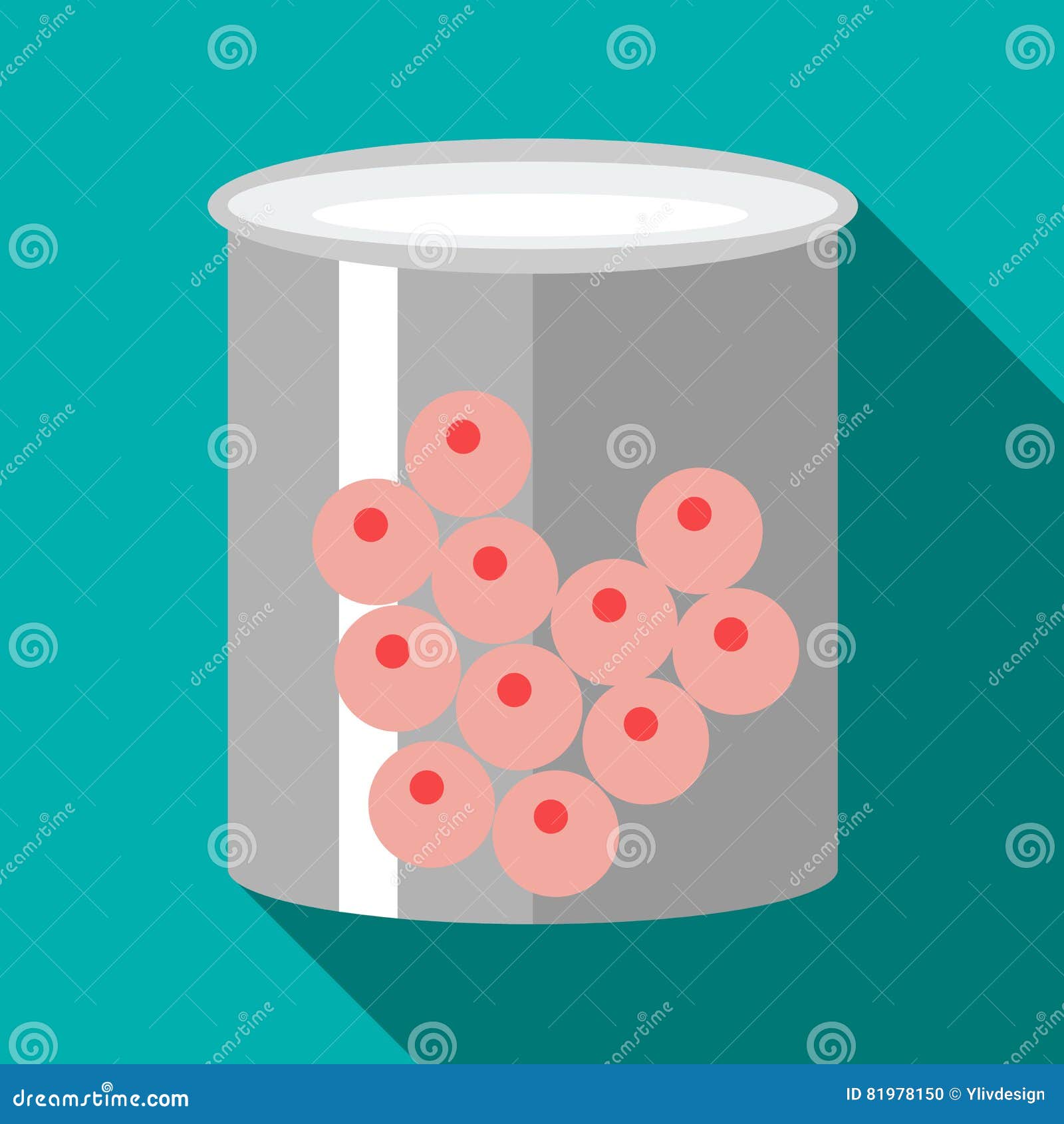 Sperm Bank Storage Icon, Flat Style Stock Vector - Illustration of ...