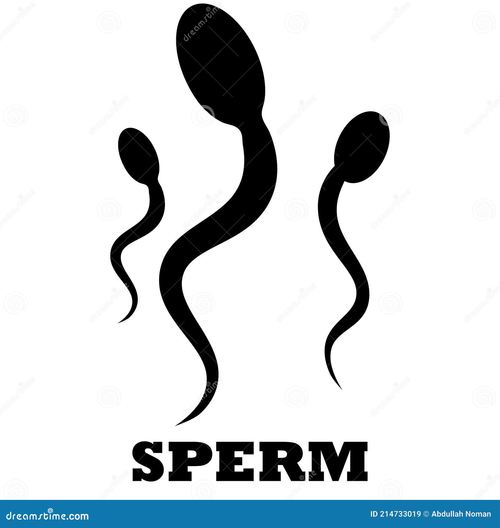 Sperm icon design vector stock vector. Illustration of graphic - 214733019