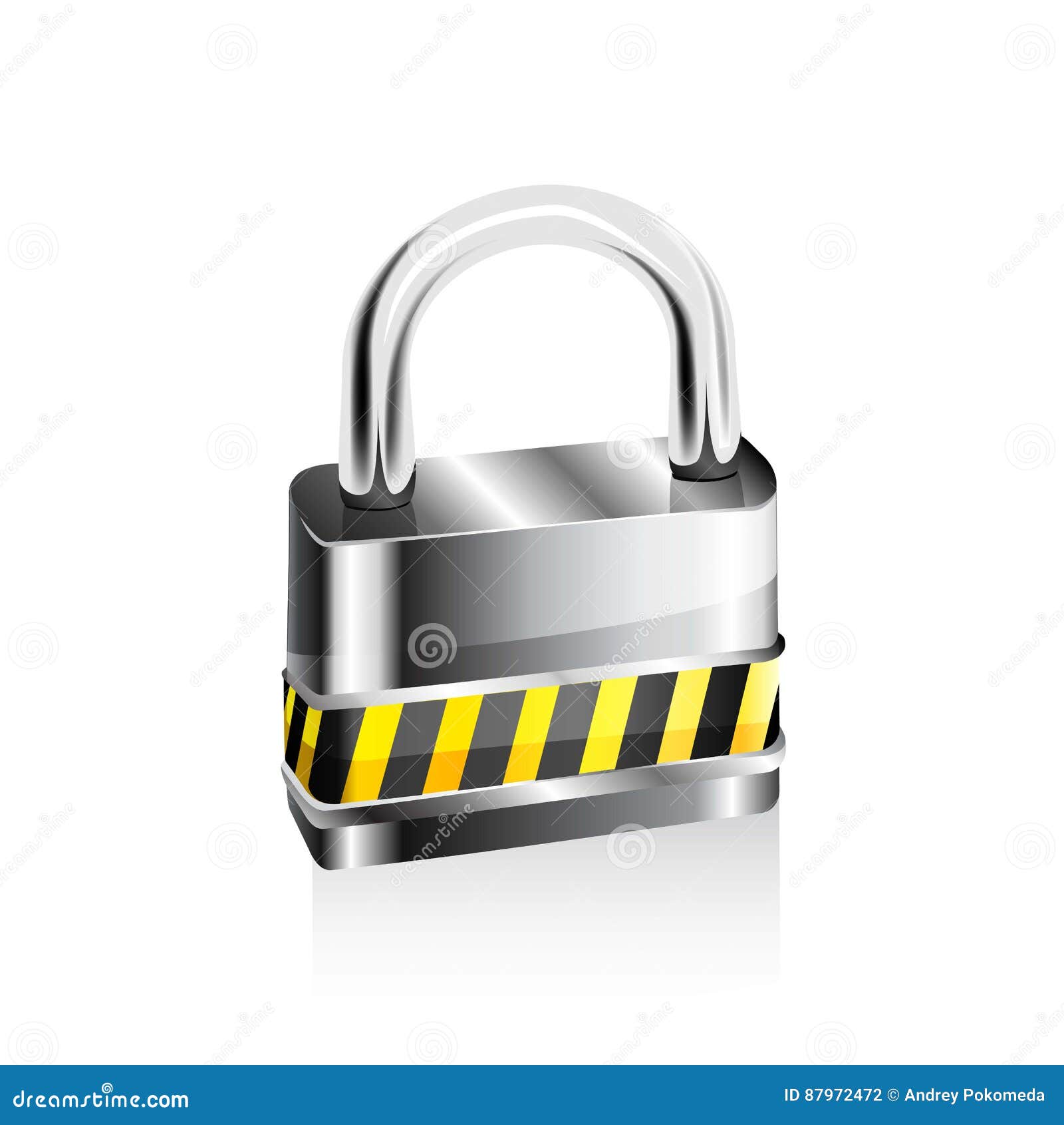 Sperren Sie Ikone Vektor vektor abbildung. Illustration von einzeln ...