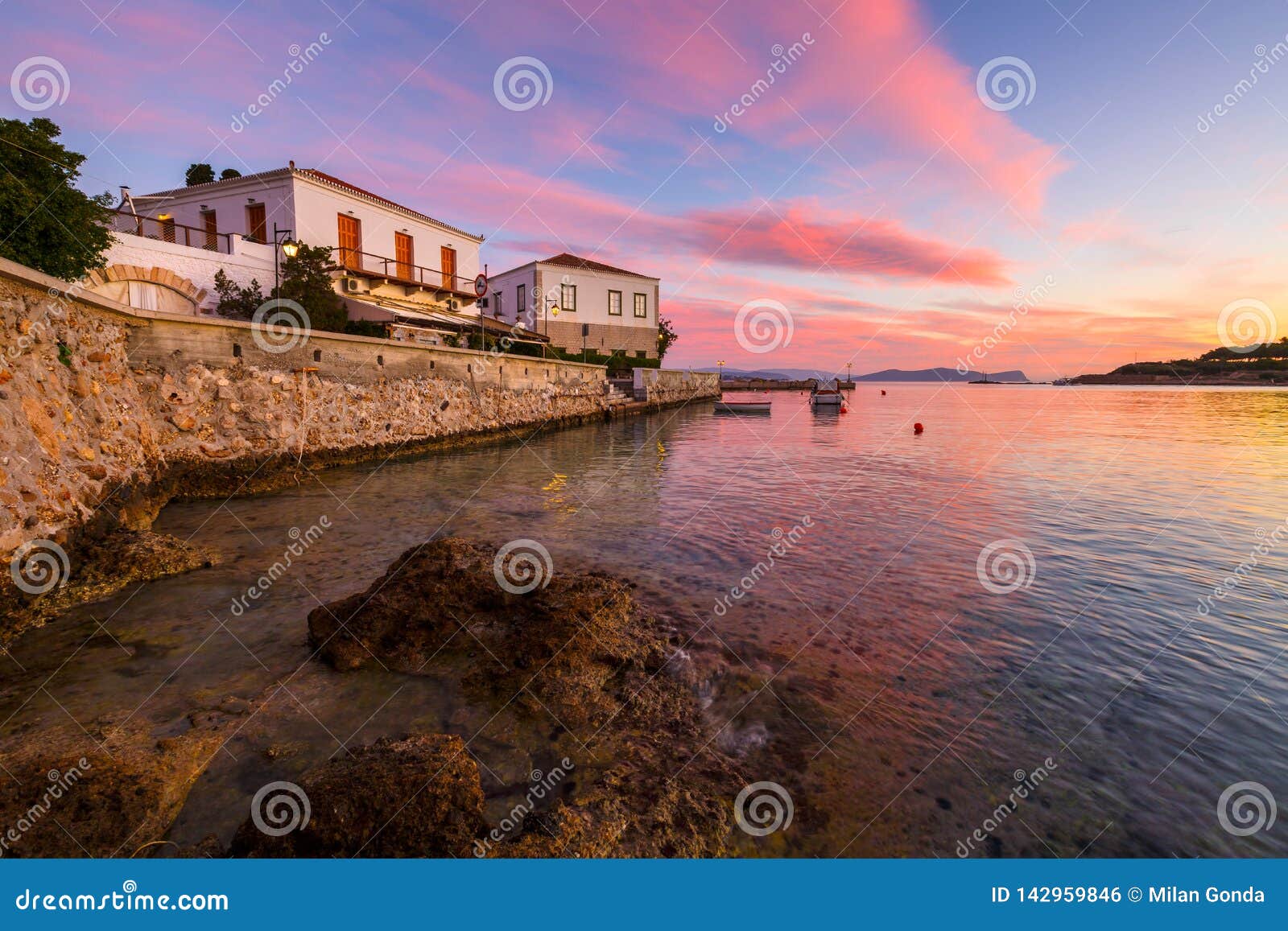 Spetses island stock photo. Image of spetses, mediterranean - 142959846