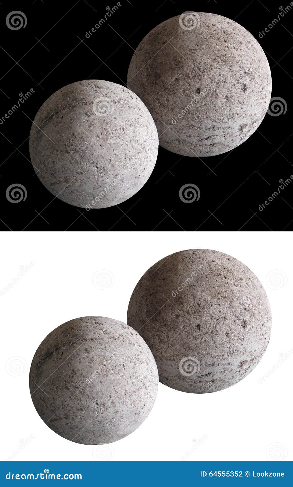 Sphères en pierre de lune photo stock. Image du formé - 64555352