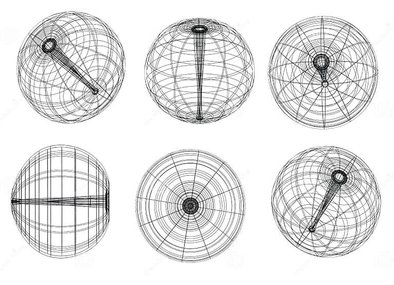 Sphere stock vector. Illustration of global, grid, globe - 1801914