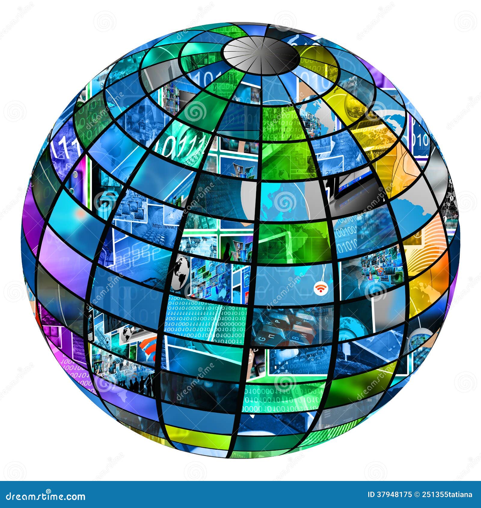 Sphere stock illustration. Illustration of science, computer - 37948175