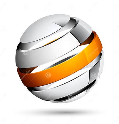 Sphere 3d design stock vector. Illustration of design - 11786874