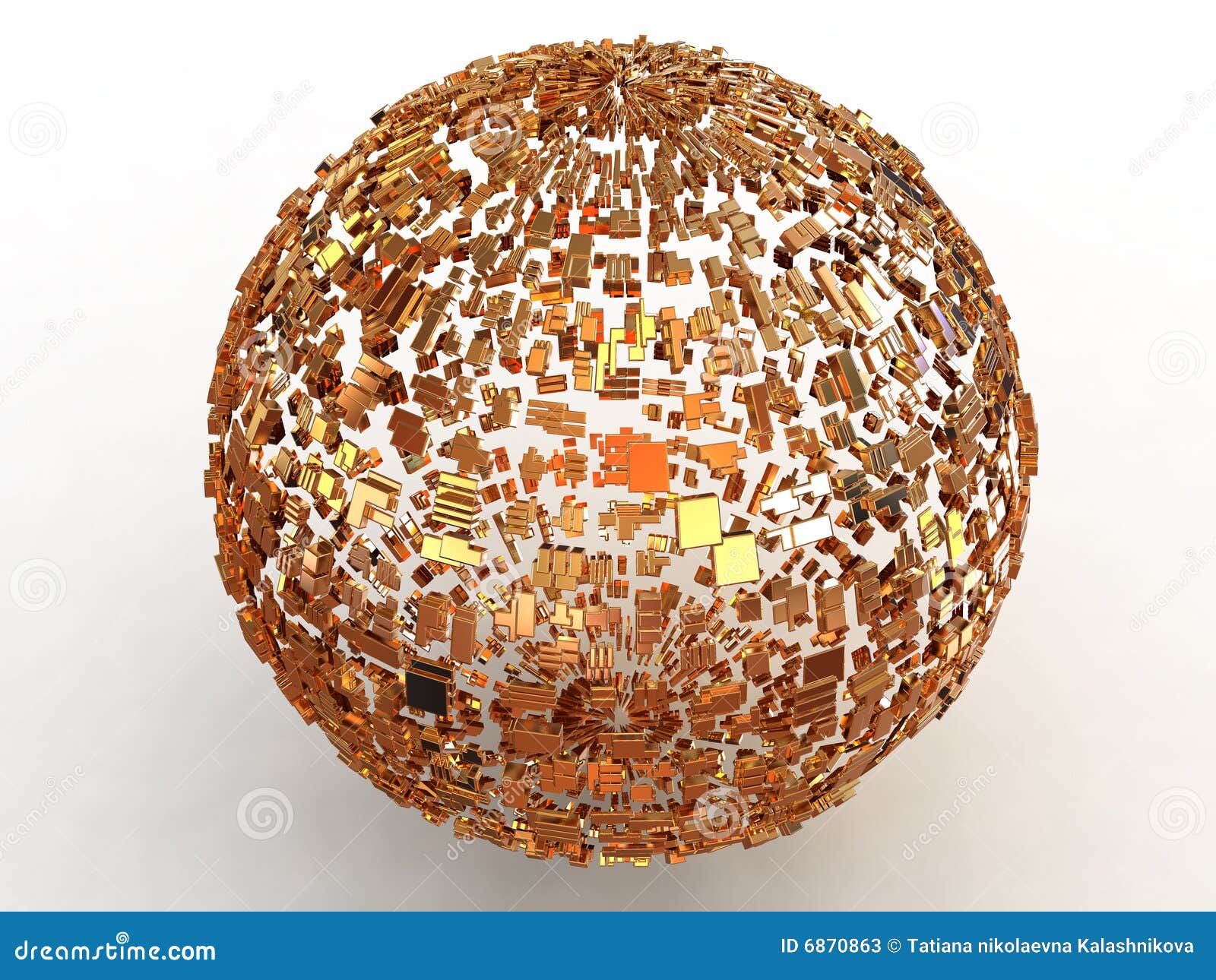 Sphere stock illustration. Illustration of abstract, side - 6870863