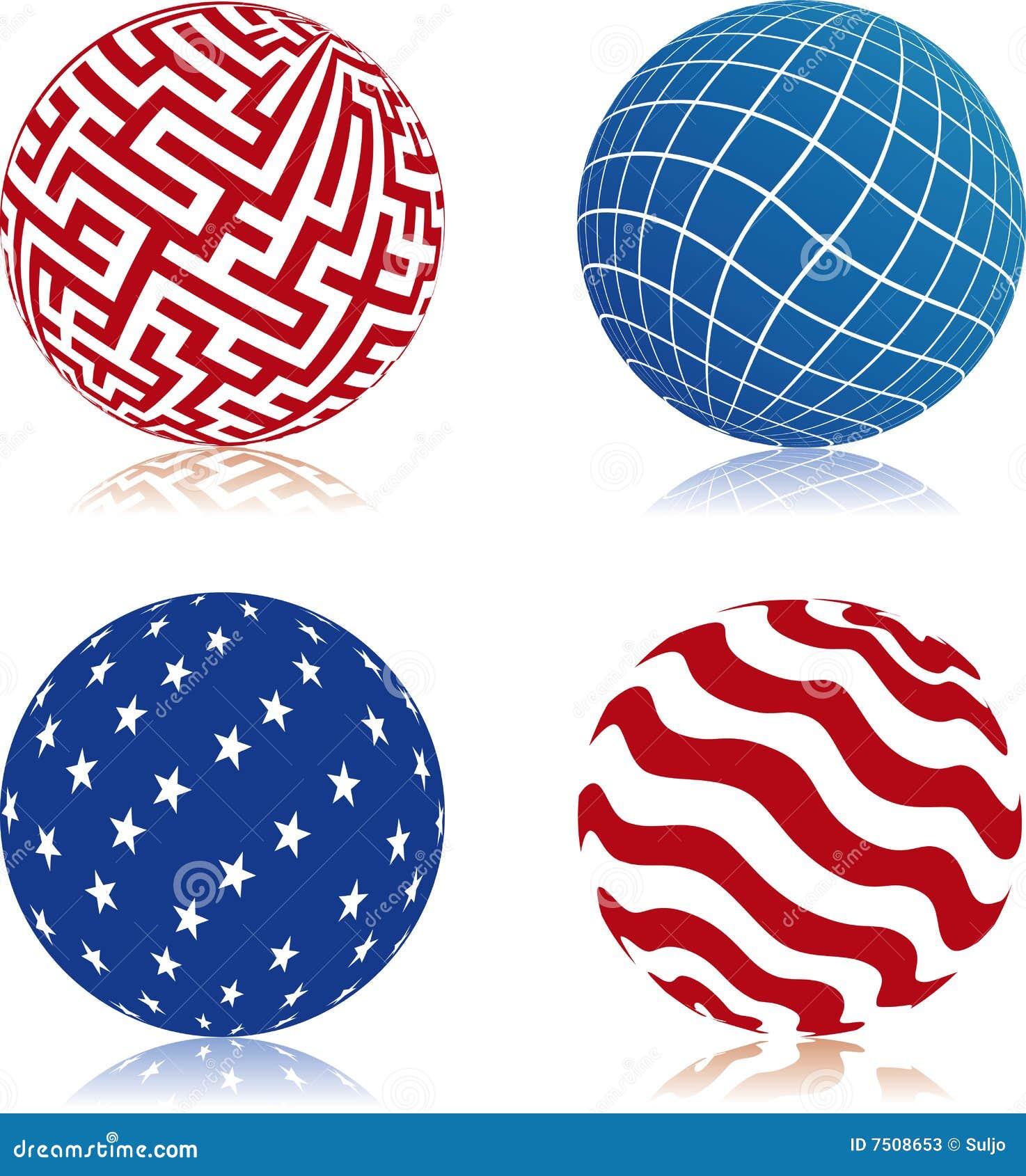 Sphere stock vector. Illustration of ball, modern, balloon - 7508653