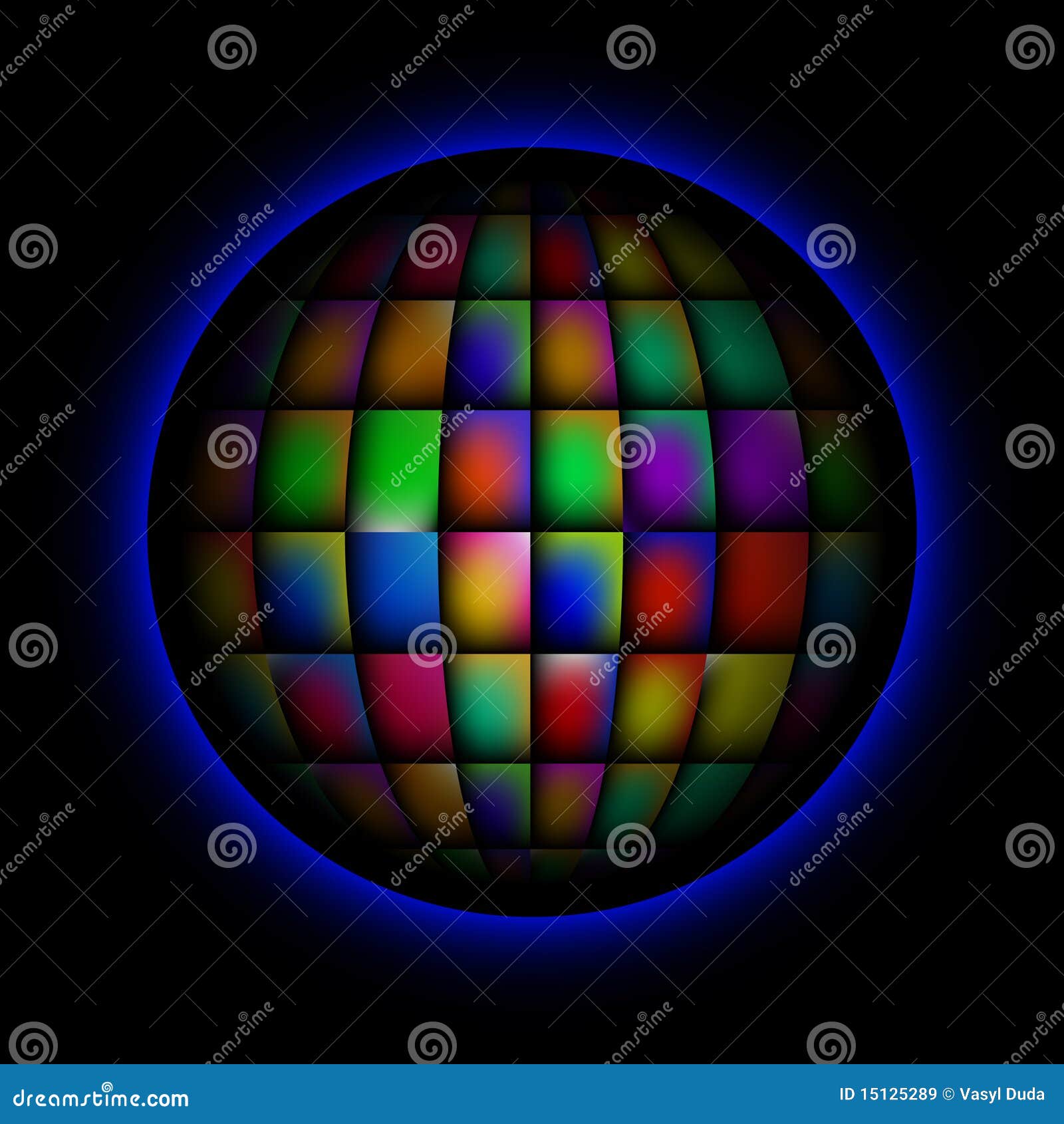 Sphere Abstract Bright Colorful Background Stock Vector - Illustration ...