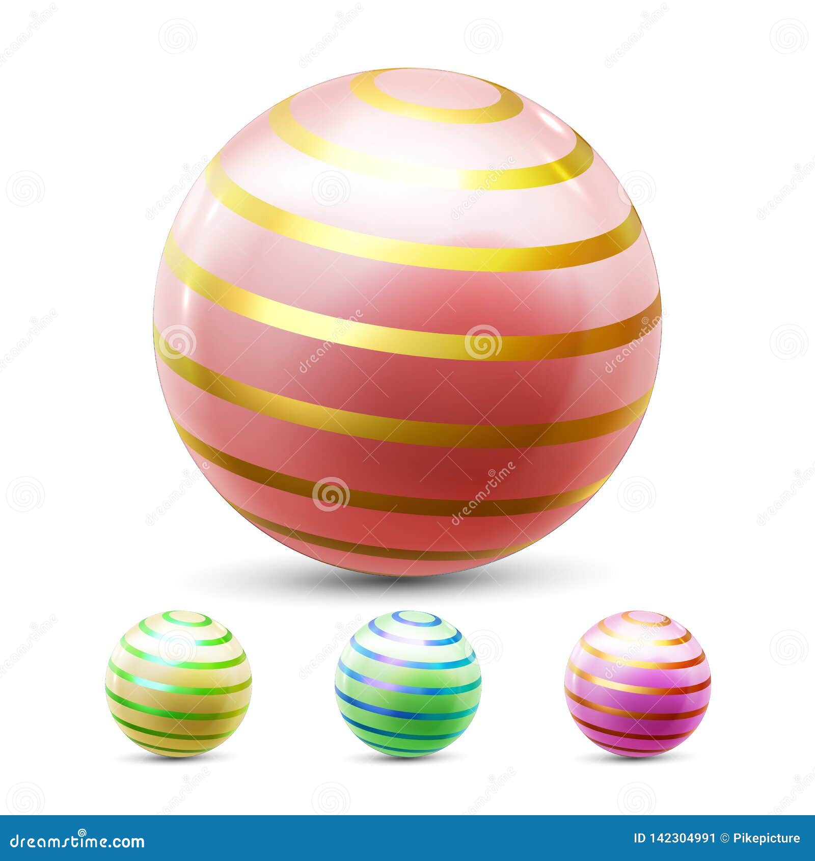 Sphere Ball Vector. Orb Shining. Round Button. Glossy Element. Cirlce ...