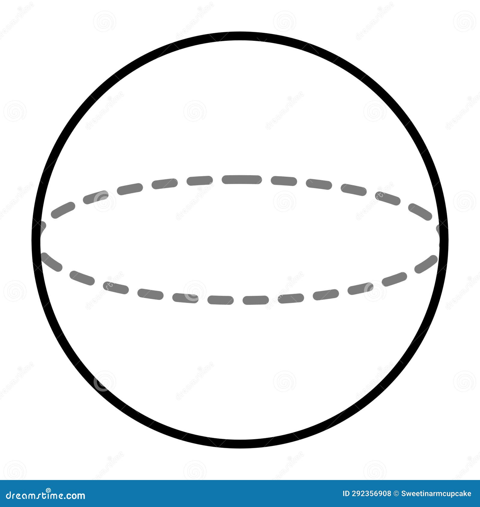 Sphere - Basic and Practical Flat 3D Ball Graphic Element Stock Vector ...