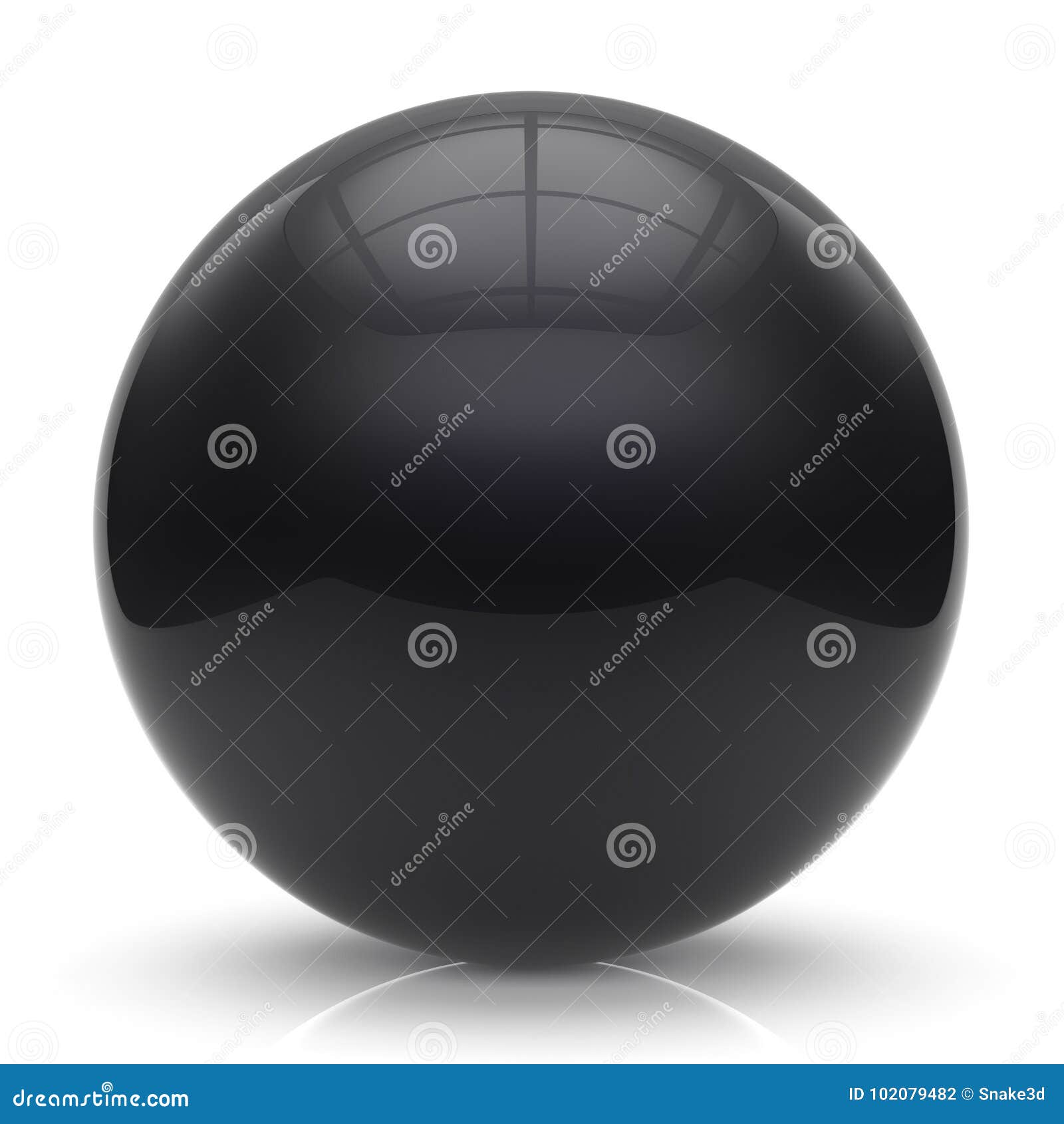 Sphere Button Ball Black Round Basic Circle Geometric Shape Stock ...