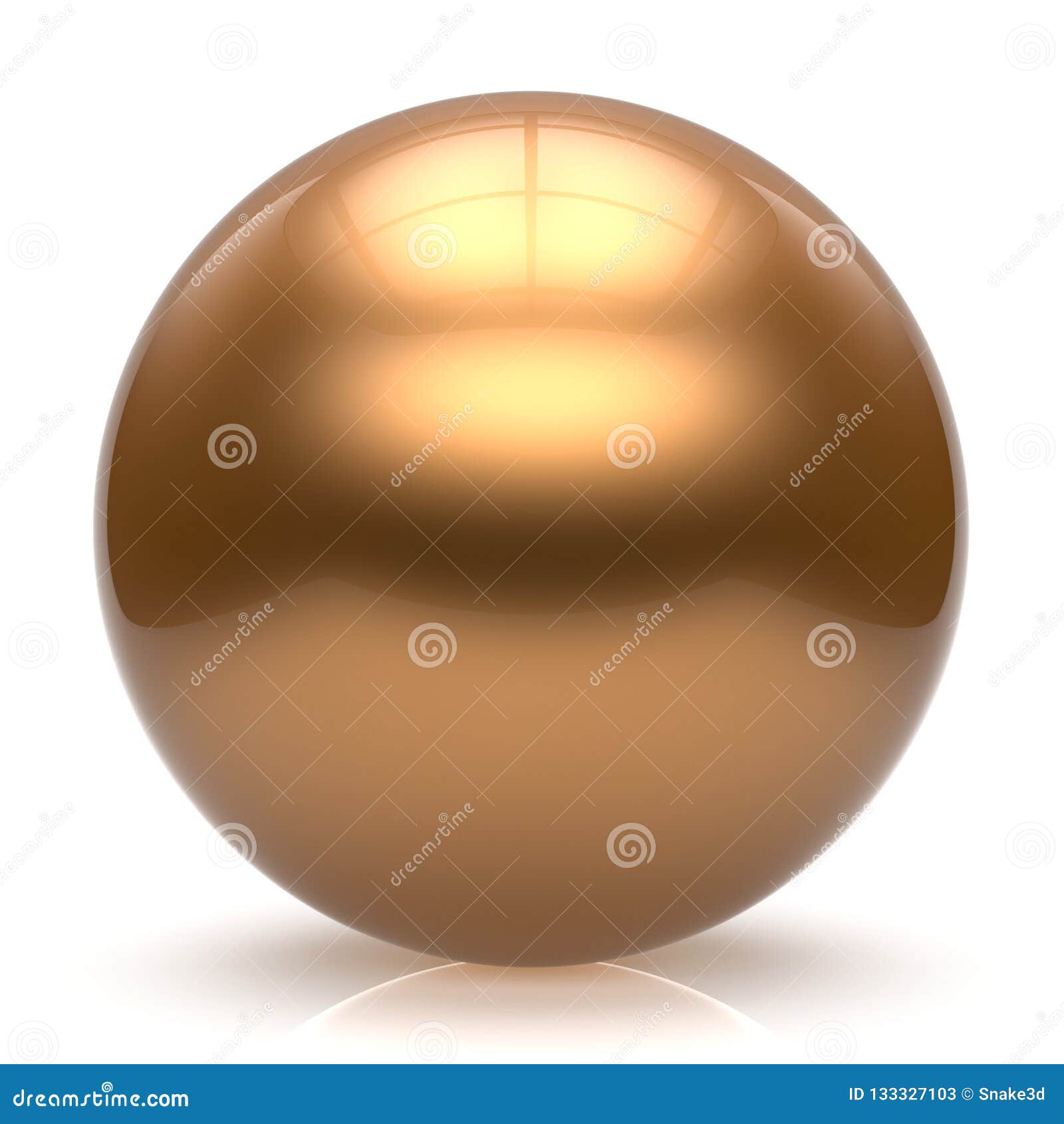 Sphere Button Ball Gold Round Basic Circle Geometric Shape Stock ...