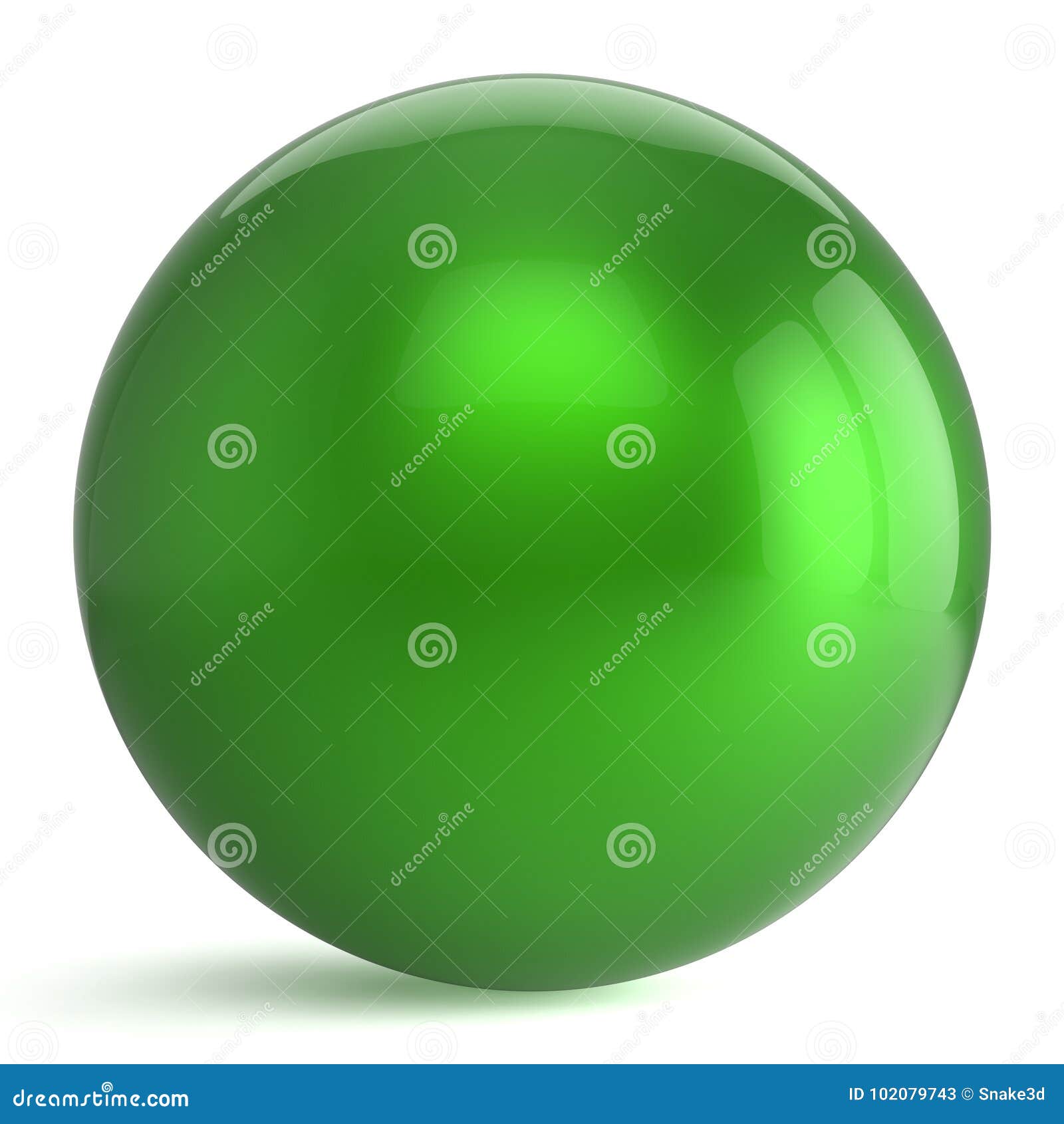 Sphere Button Round Green Ball Geometric Shape Basic Circle Stock Illustration - Illustration of ...