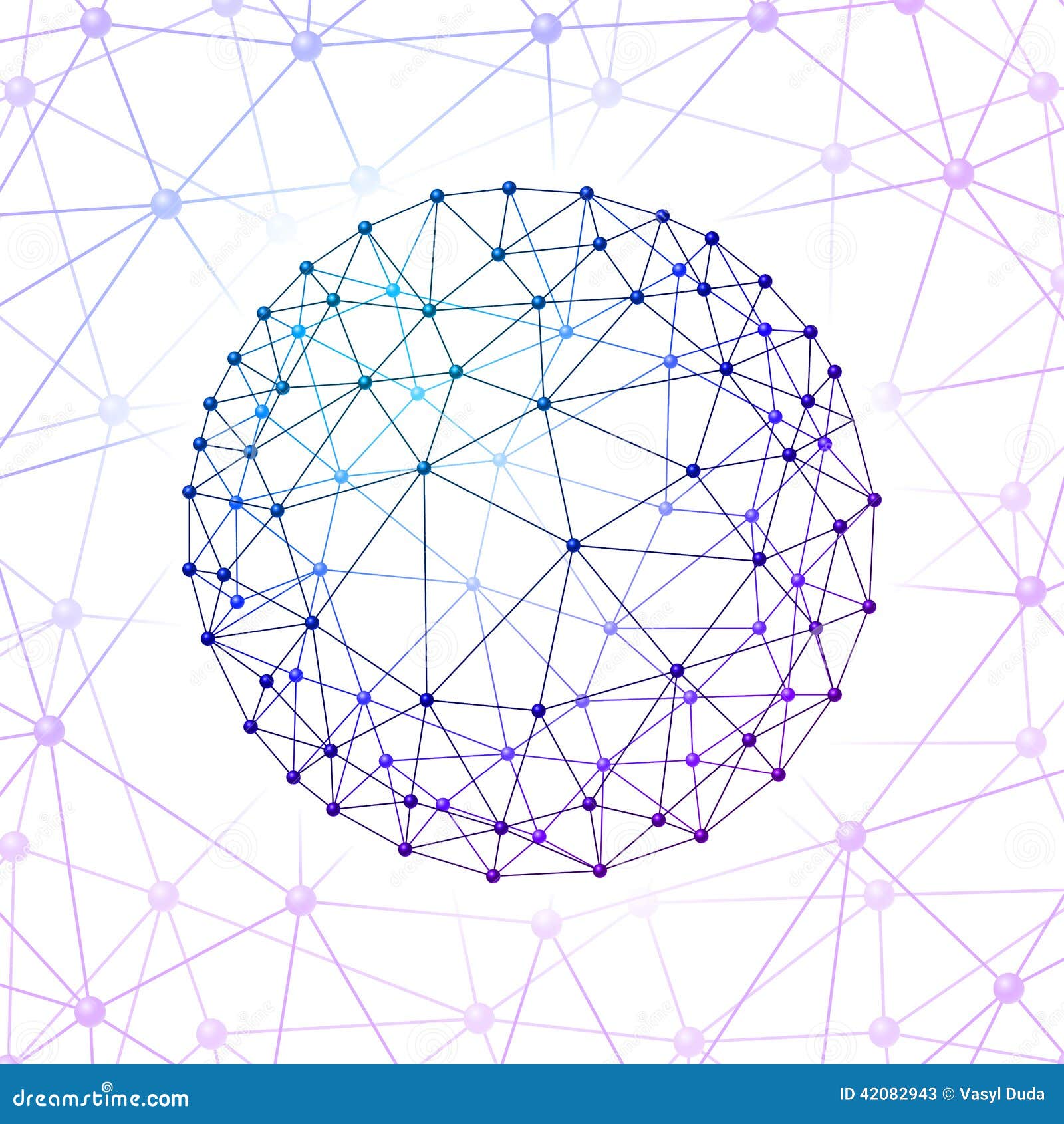 Sphere connected stock illustration. Illustration of backgrounds - 42082943