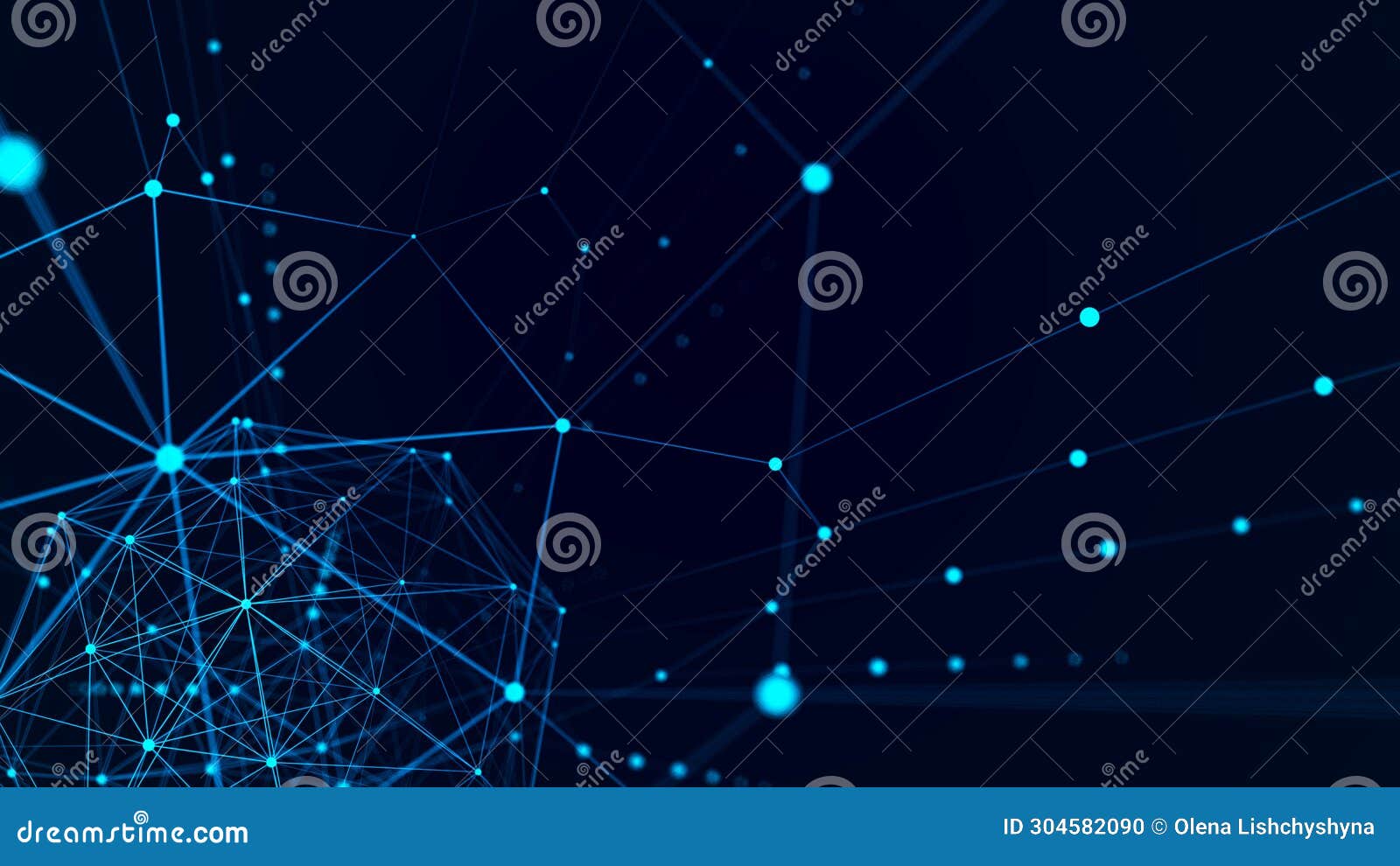 Sphere with Connecting Points. Global Connection Technology. the ...