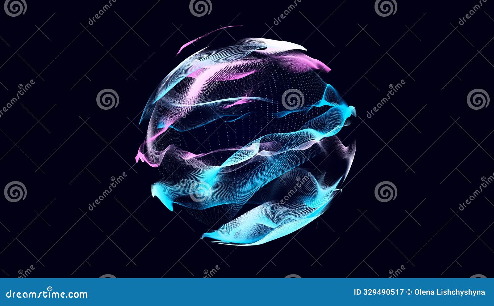 Sphere with Connecting Points. Global Connection Technology. the ...