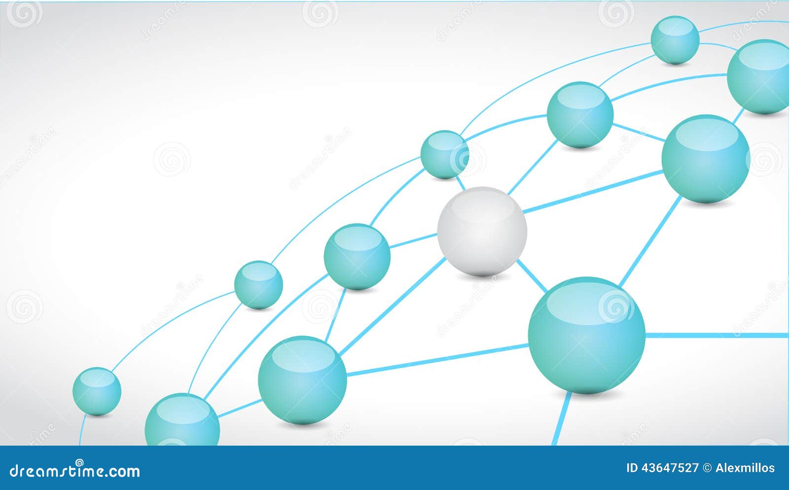 Sphere Connection Link Tech Network Illustration Stock Illustration ...