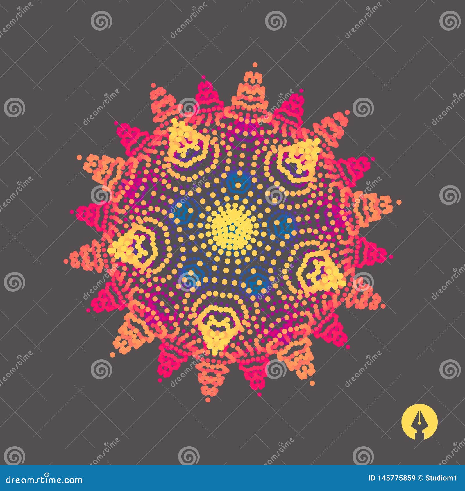 Sphere. Connection Structure. Vector Illustration Stock Vector ...