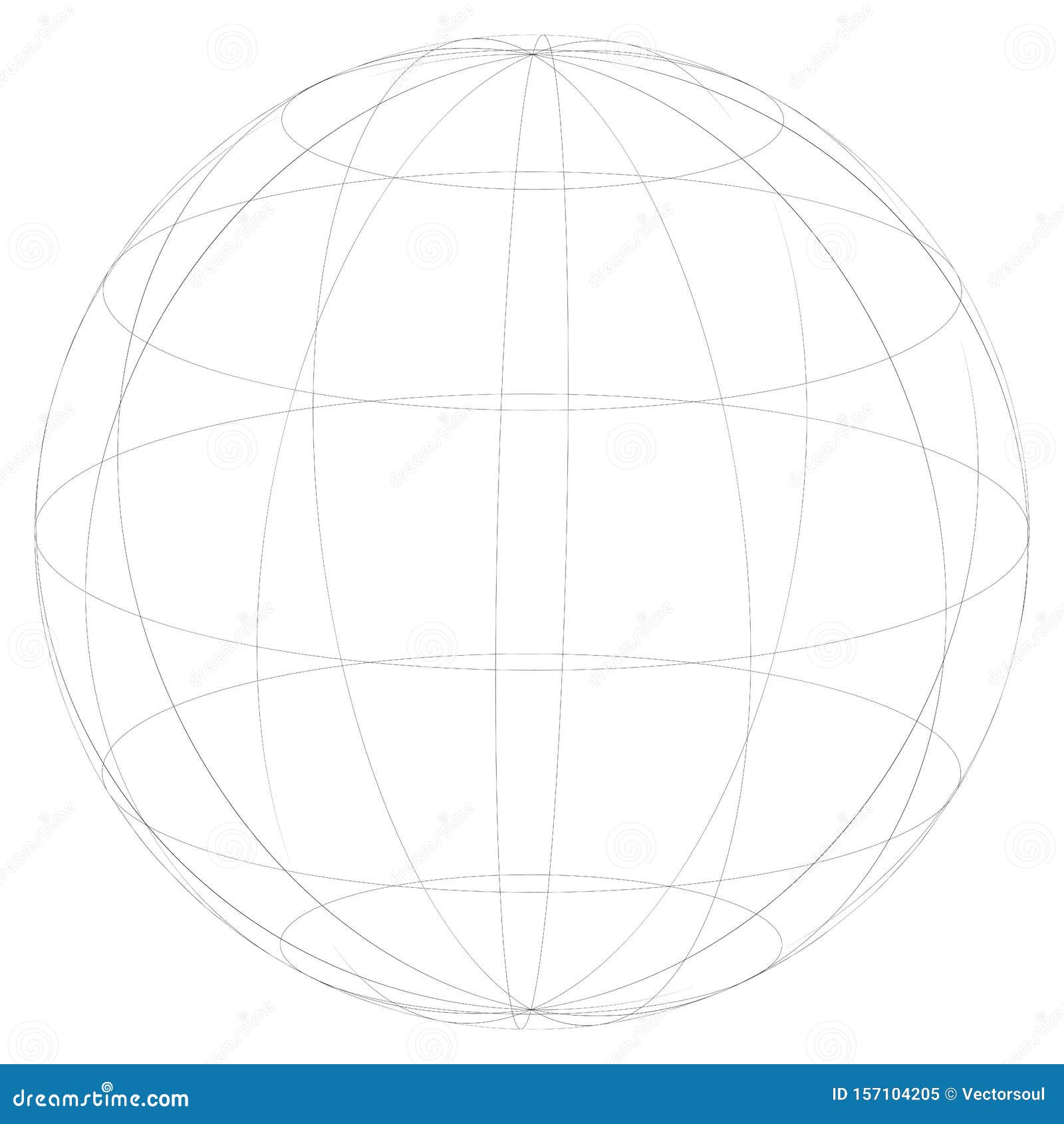 Sphere, 3d Circle Shape. Abstract Ball, Globe, Orb Design. Spherical ...