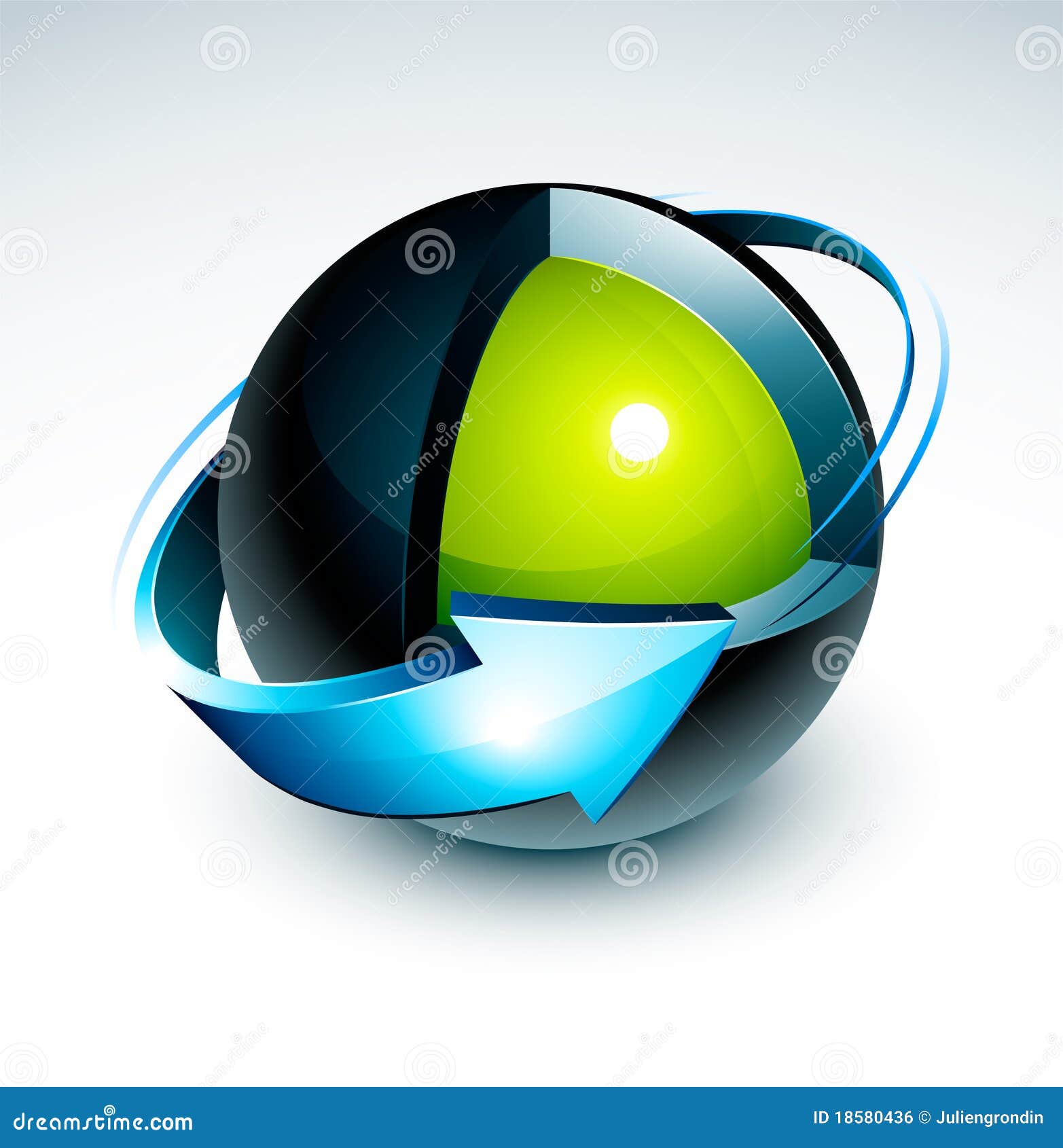 Sphere design stock vector. Illustration of digitally - 18580436