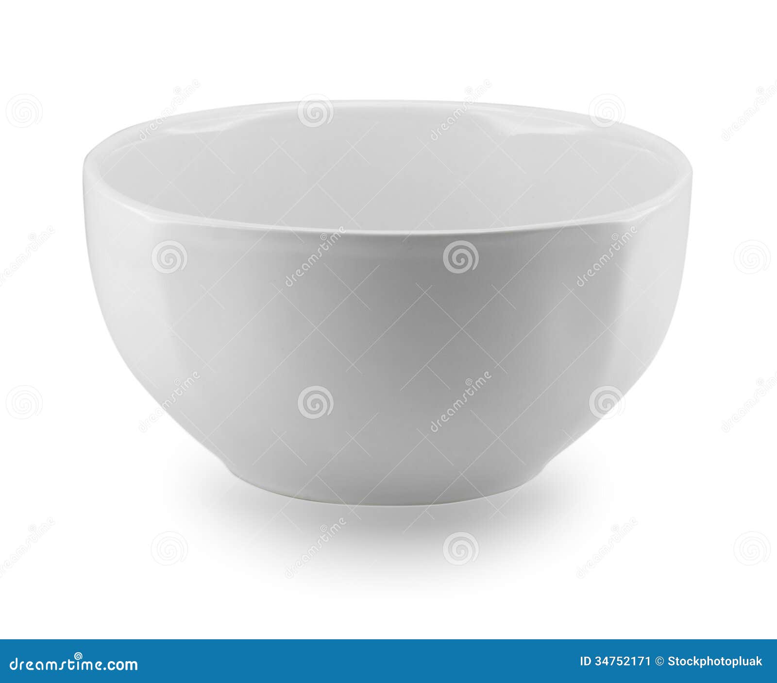 Sphere Dish Plate Side View on White Background Stock Image - Image of ...