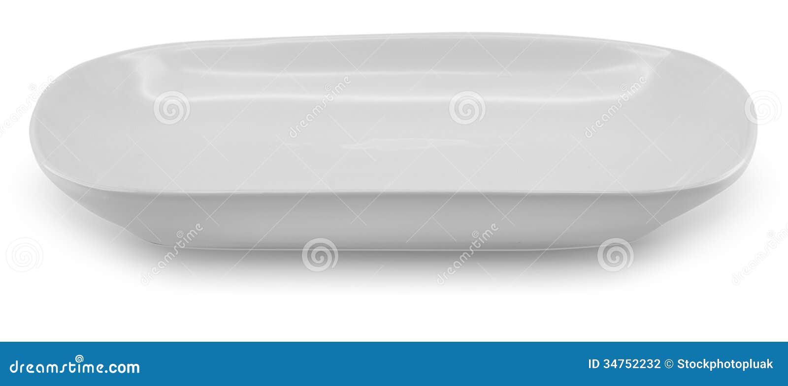 Sphere Dish Plate Side View on White Background Stock Photo - Image of ...