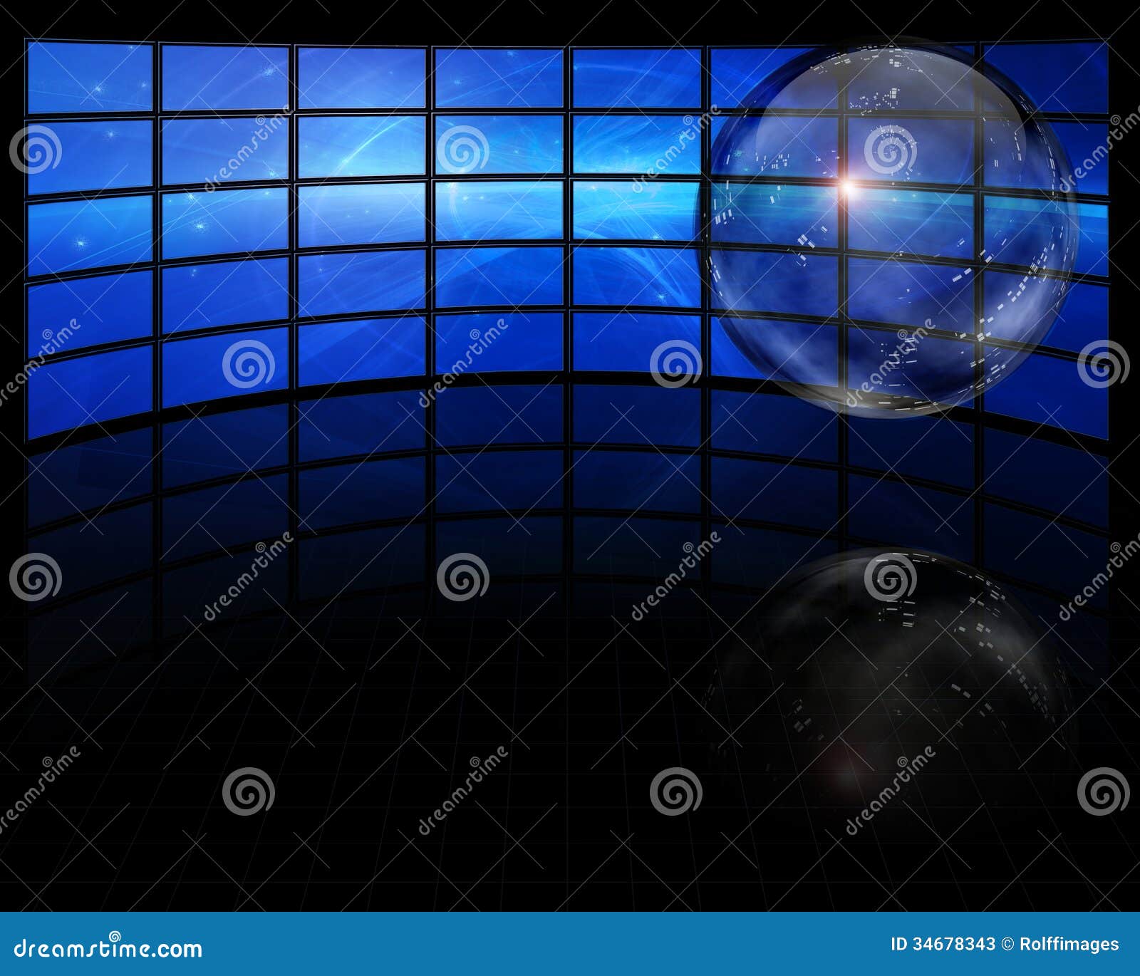 Sphere stock illustration. Illustration of globe, blue - 34678343