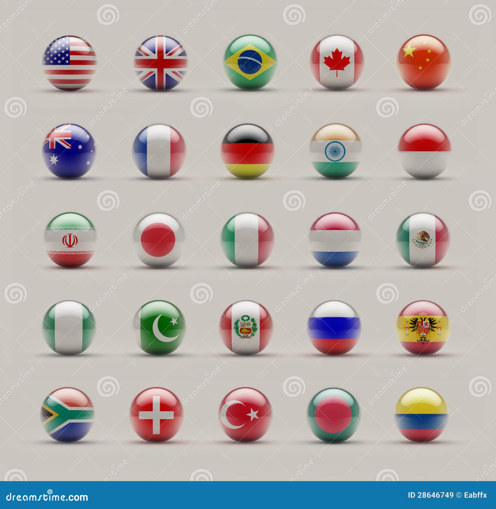 Sphere Flags stock illustration. Illustration of australia - 28646749