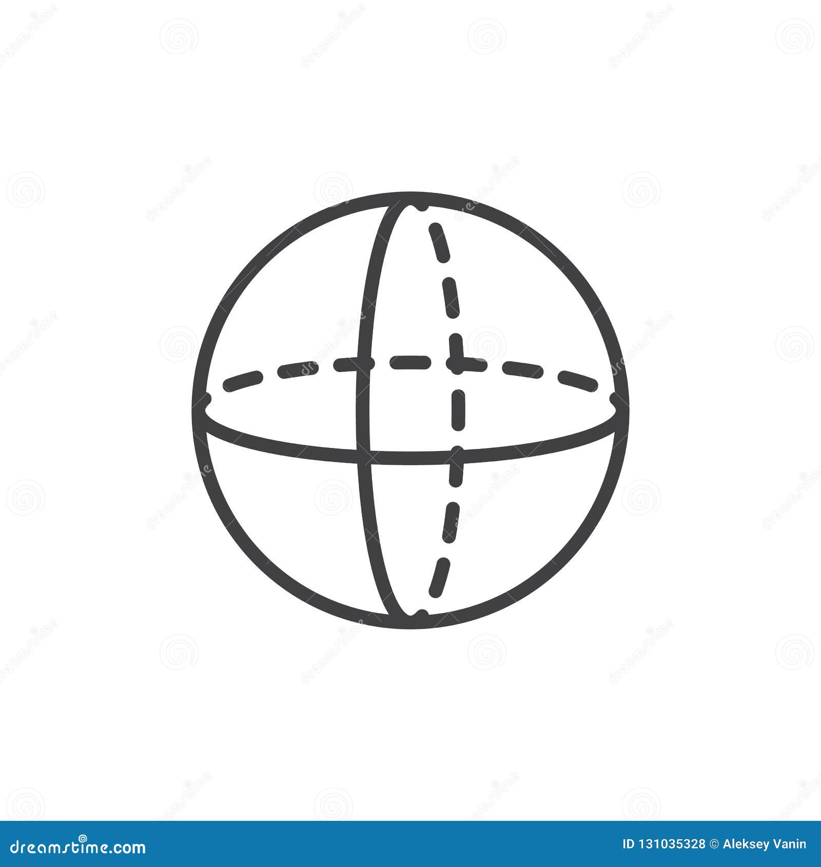 Sphere Geometrical Figure Outline Icon Stock Vector - Illustration of ... Sphere Geometrical Figure Outline Icon Stock Vector - Illustration of ...