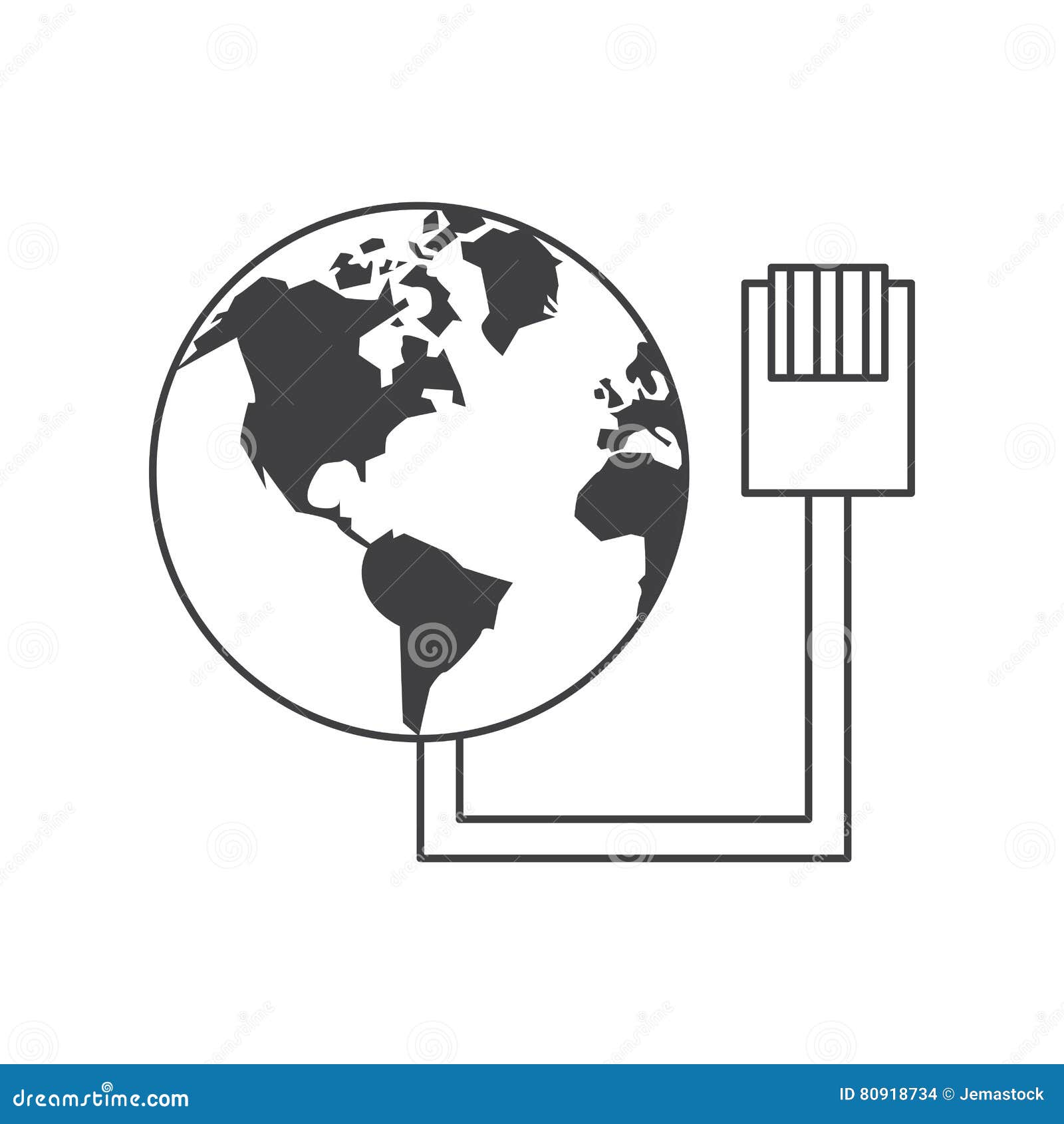 Sphere and Global Communication Design Stock Vector - Illustration of ...