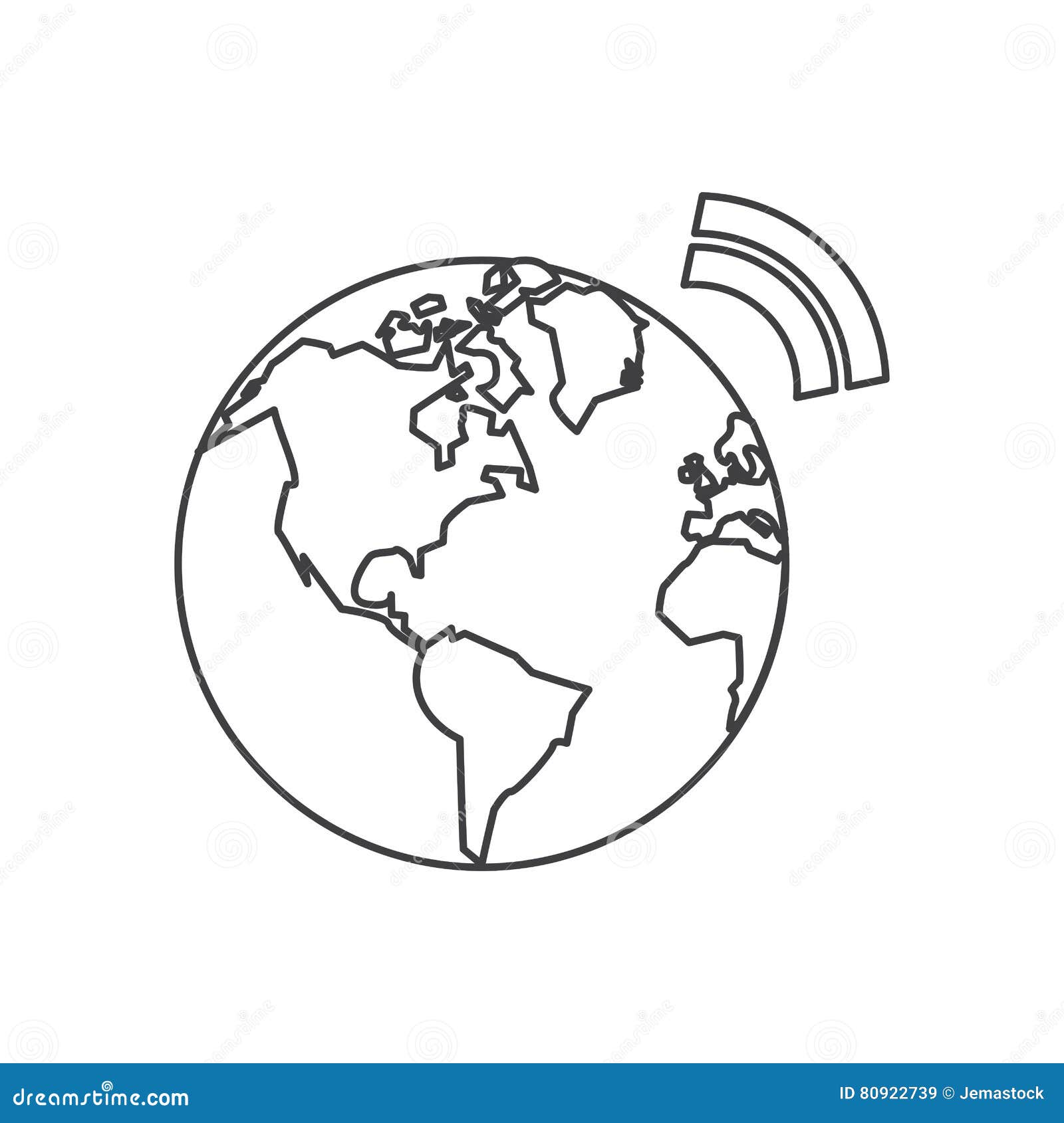Sphere and Global Communication Design Stock Vector - Illustration of ...