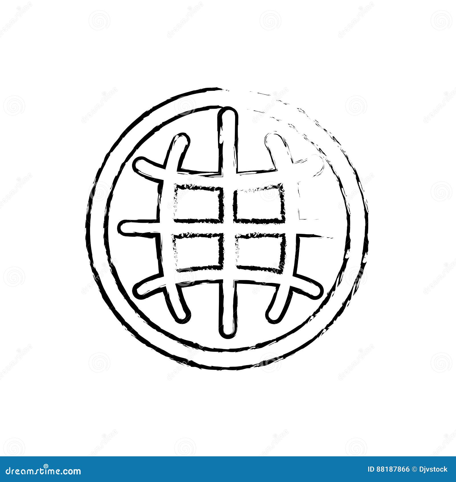 Sphere global symbol stock illustration. Illustration of global - 88187866