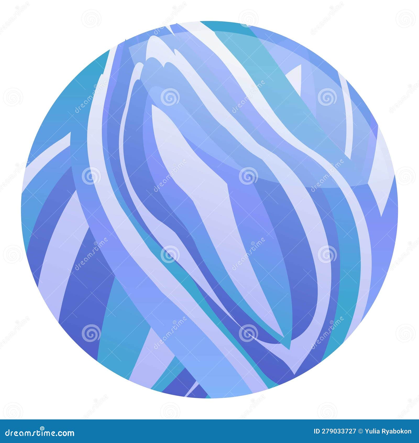Sphere Gradient Icon Cartoon Vector. Circle Ball Stock Vector ...