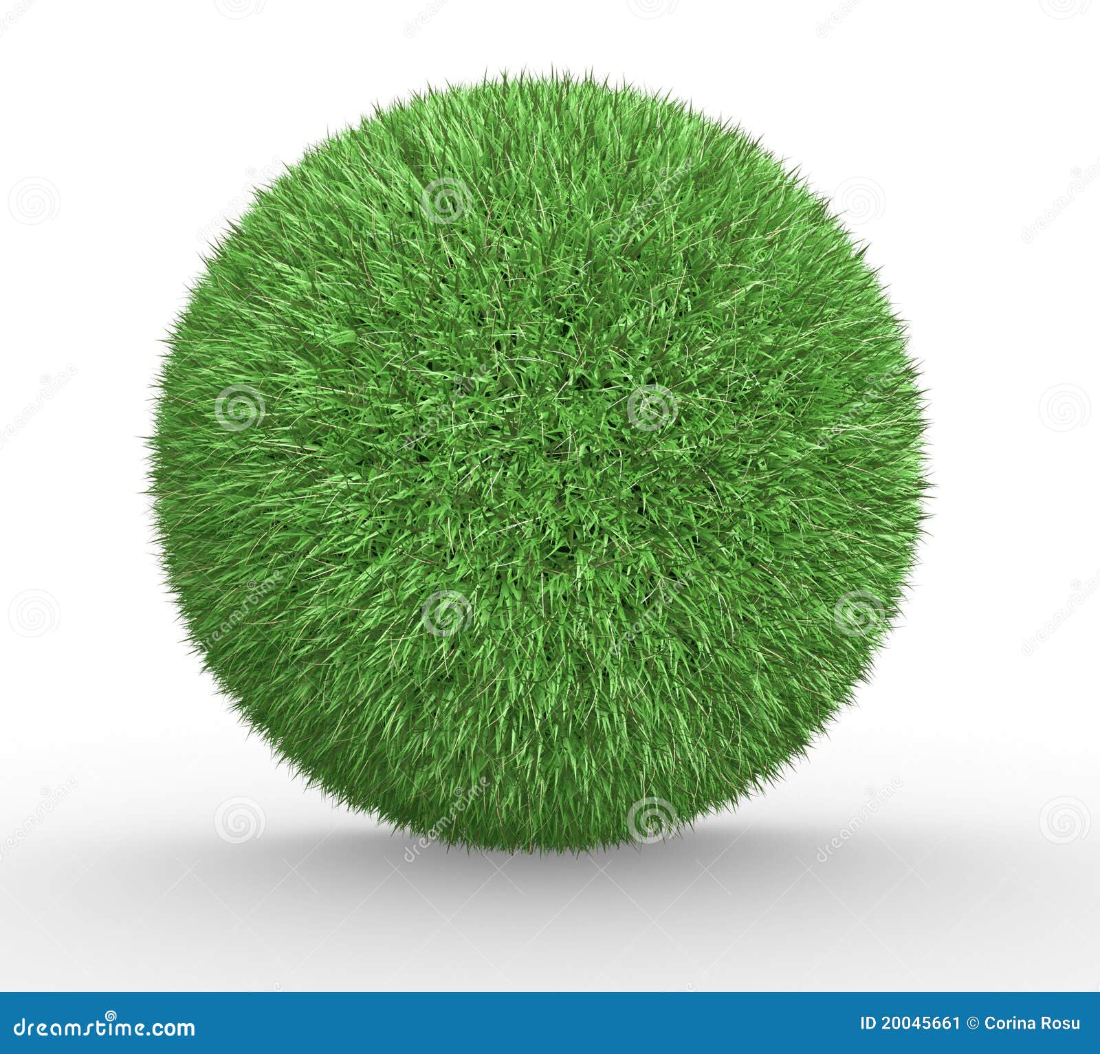 Sphere of grass stock illustration. Illustration of field - 20045661