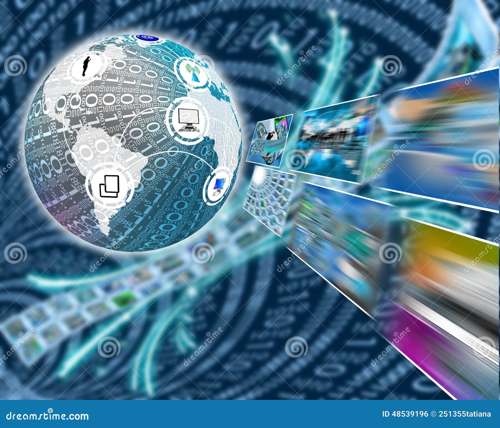 Sphere and images stock photo. Image of connect, electronic - 48539196