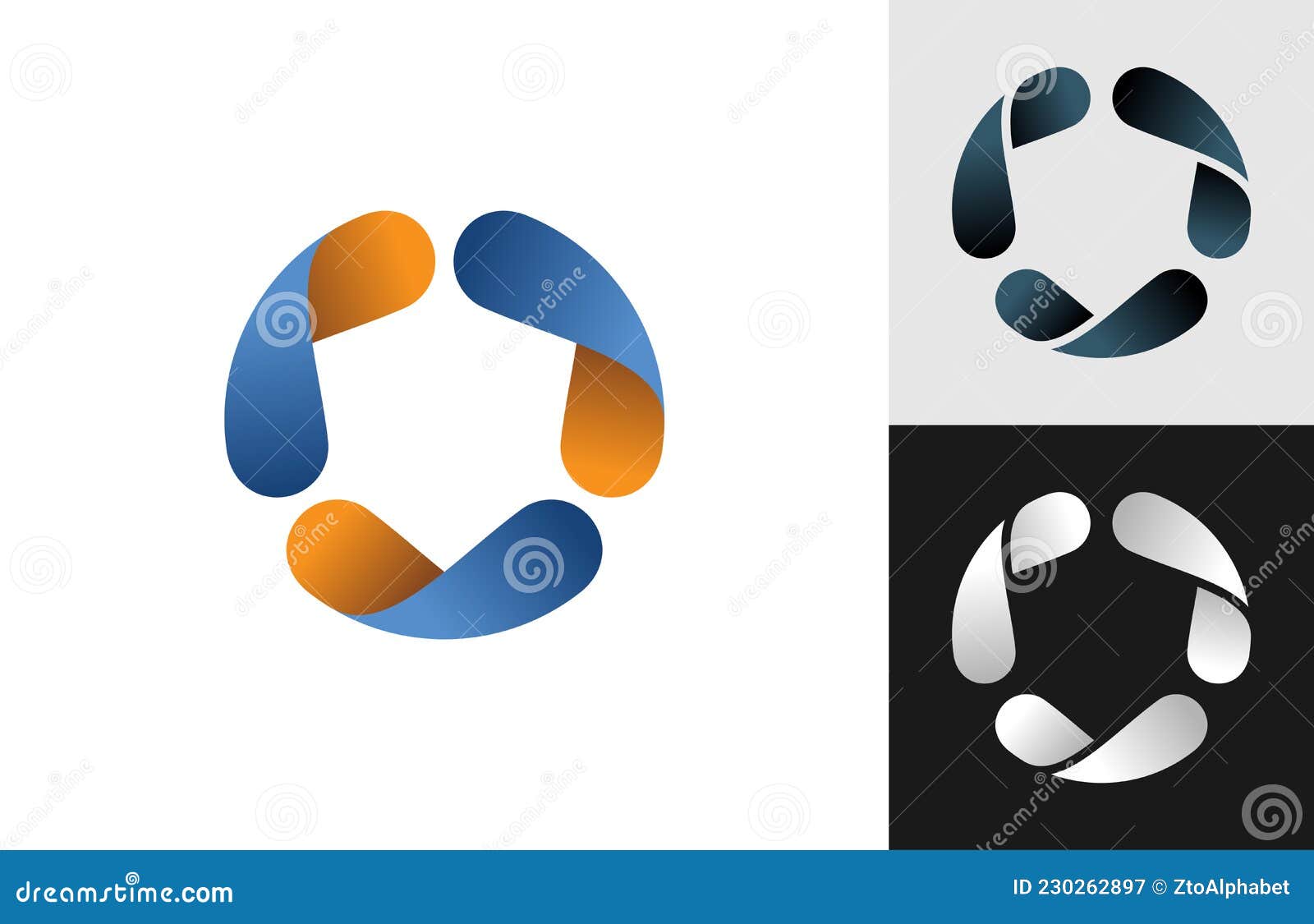 Sphere Logo Circle Wave Icon Stock Vector - Illustration of digital ...