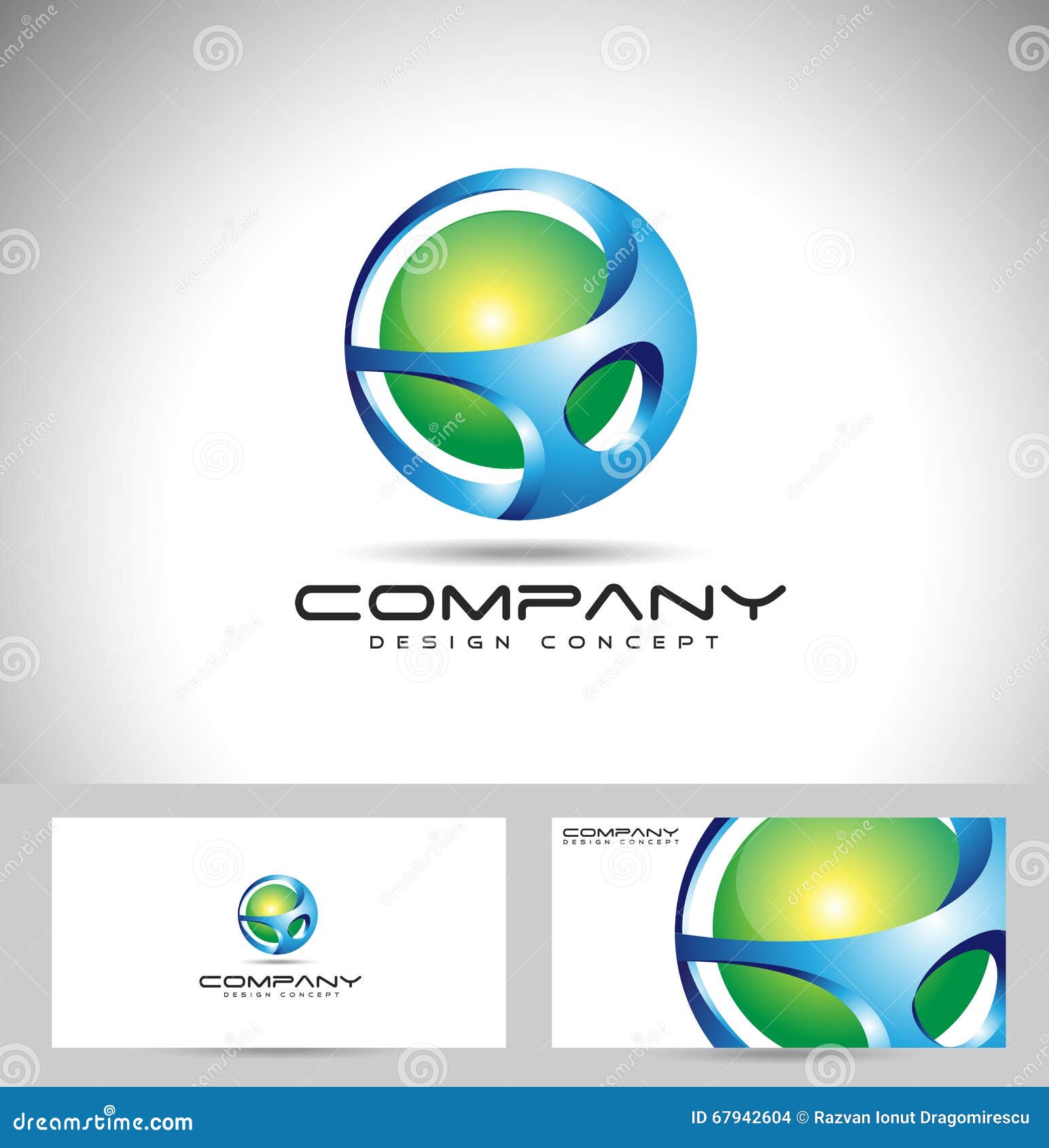 Sphere Logo Design Vector Illustration | CartoonDealer.com #67942604