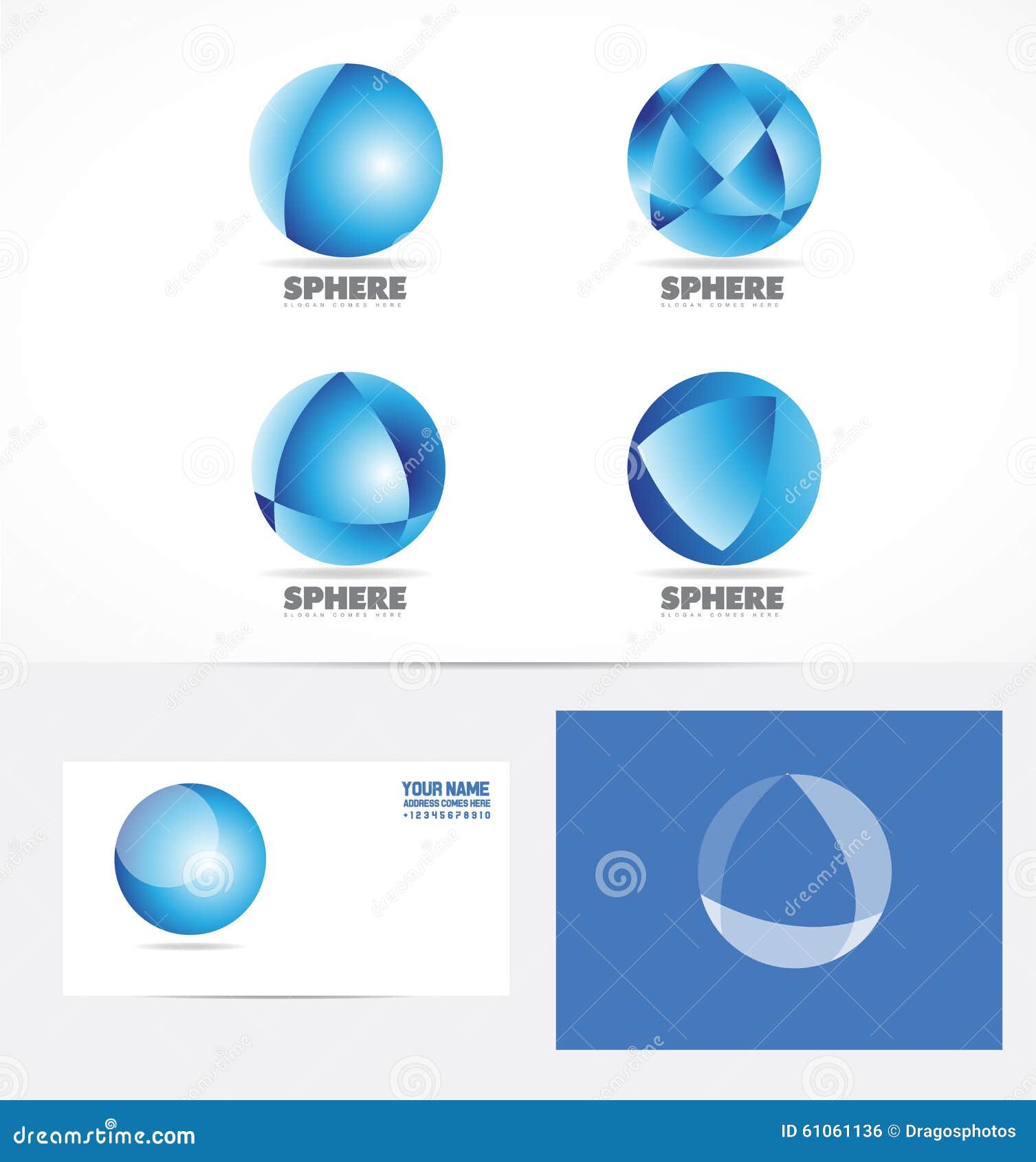 Sphere logo icon set stock vector. Illustration of silhouette - 61061136