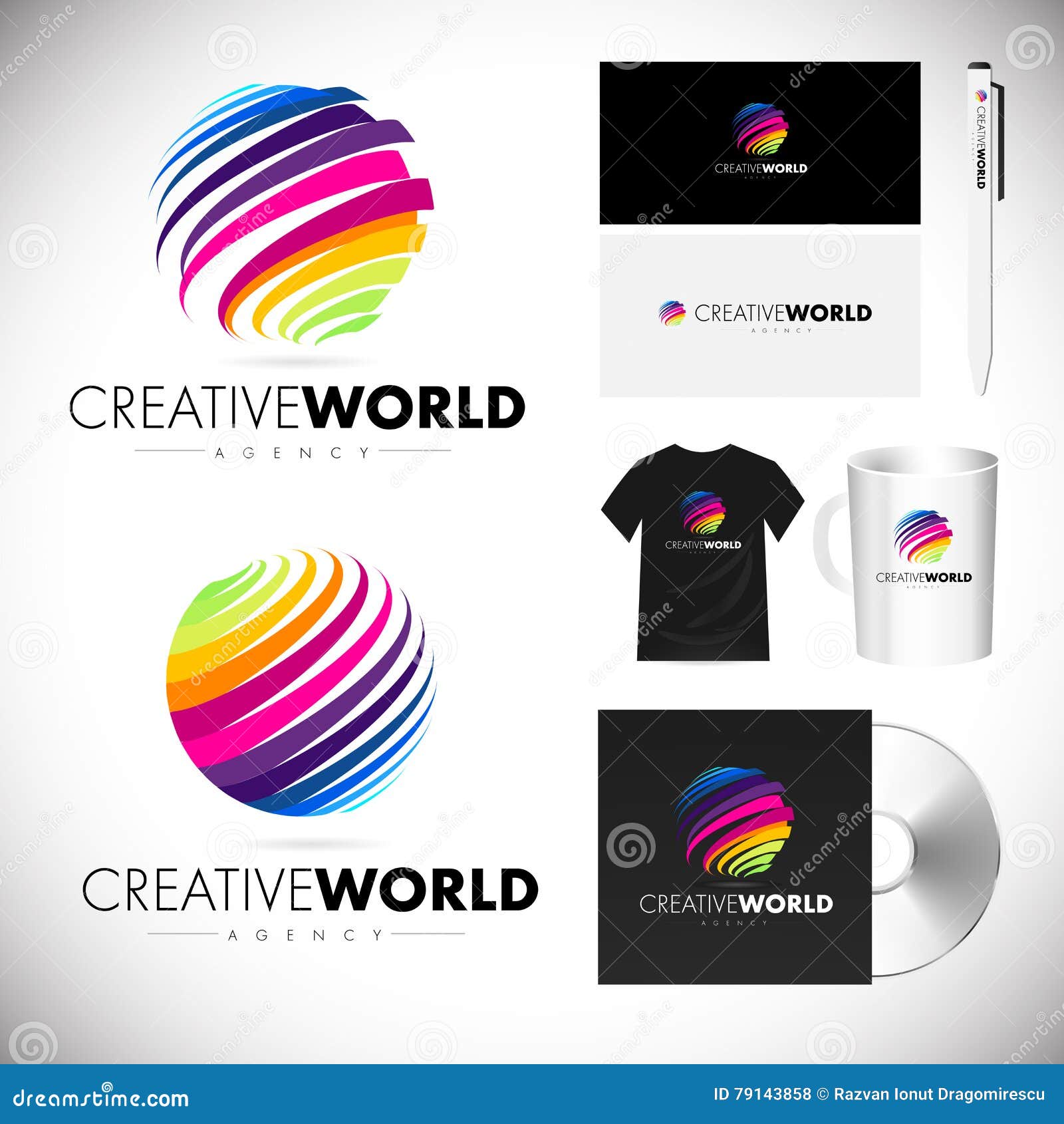 Sphere Logo, Sphere Colorful Icon, Sphere Design Vector Stock Vector ...