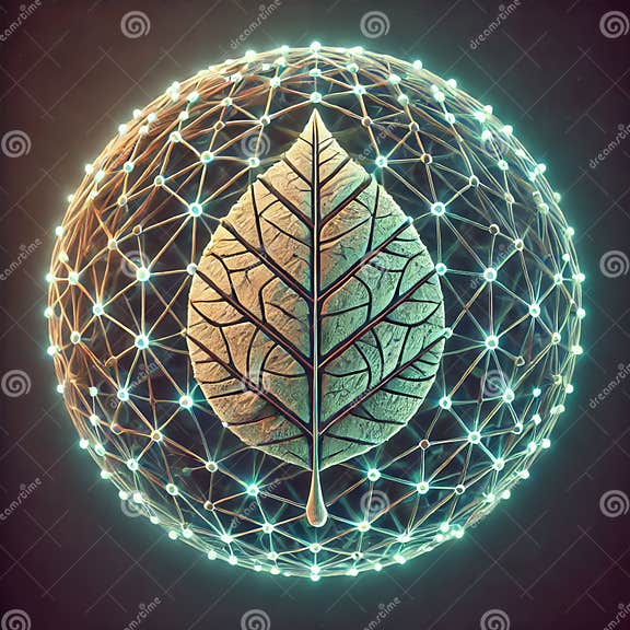 A Sphere Made of Interlocking Geometric Patterns Glowing with Pu Stock ...