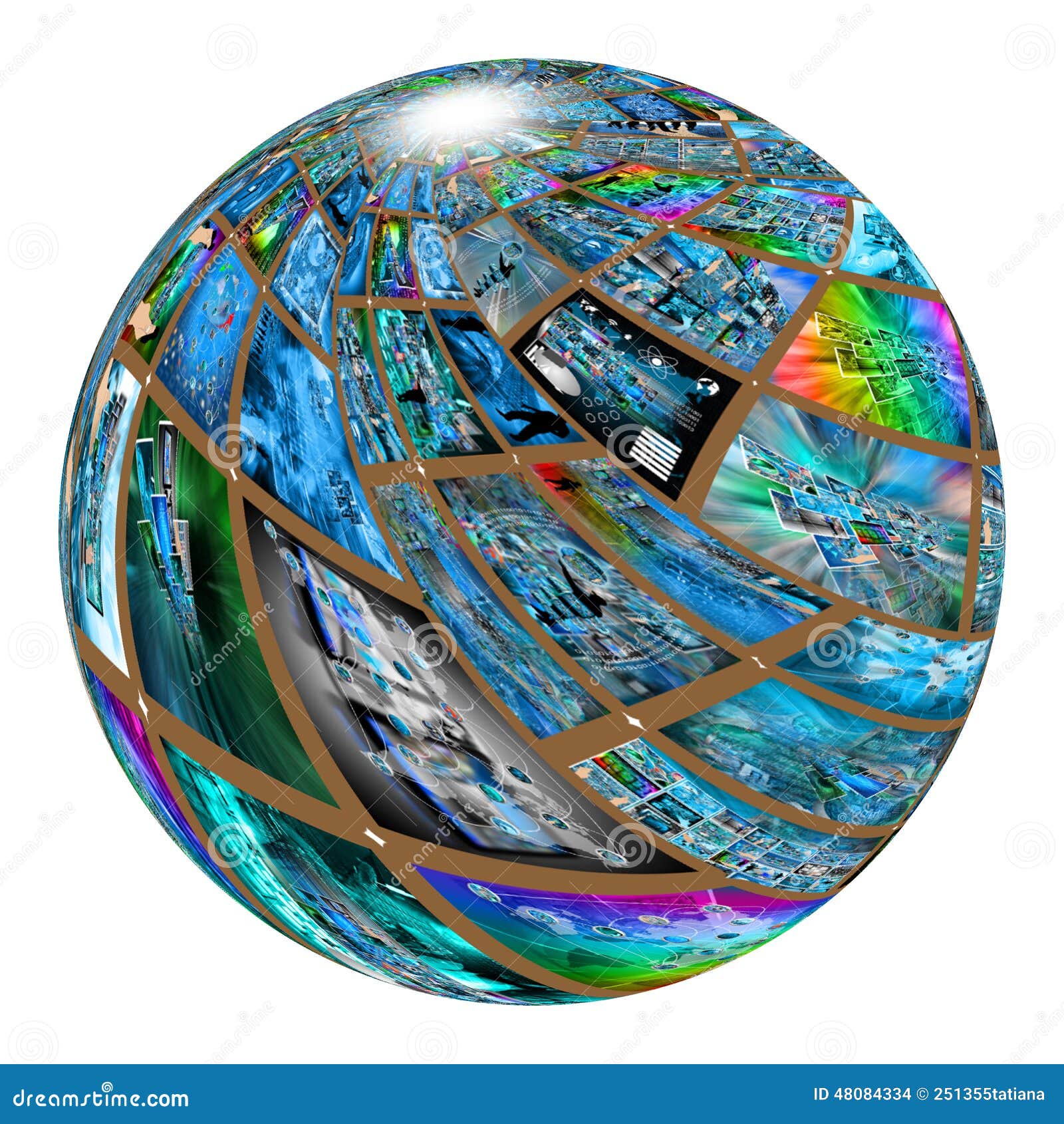 Sphere stock photo. Image of global, connection, code - 48084334