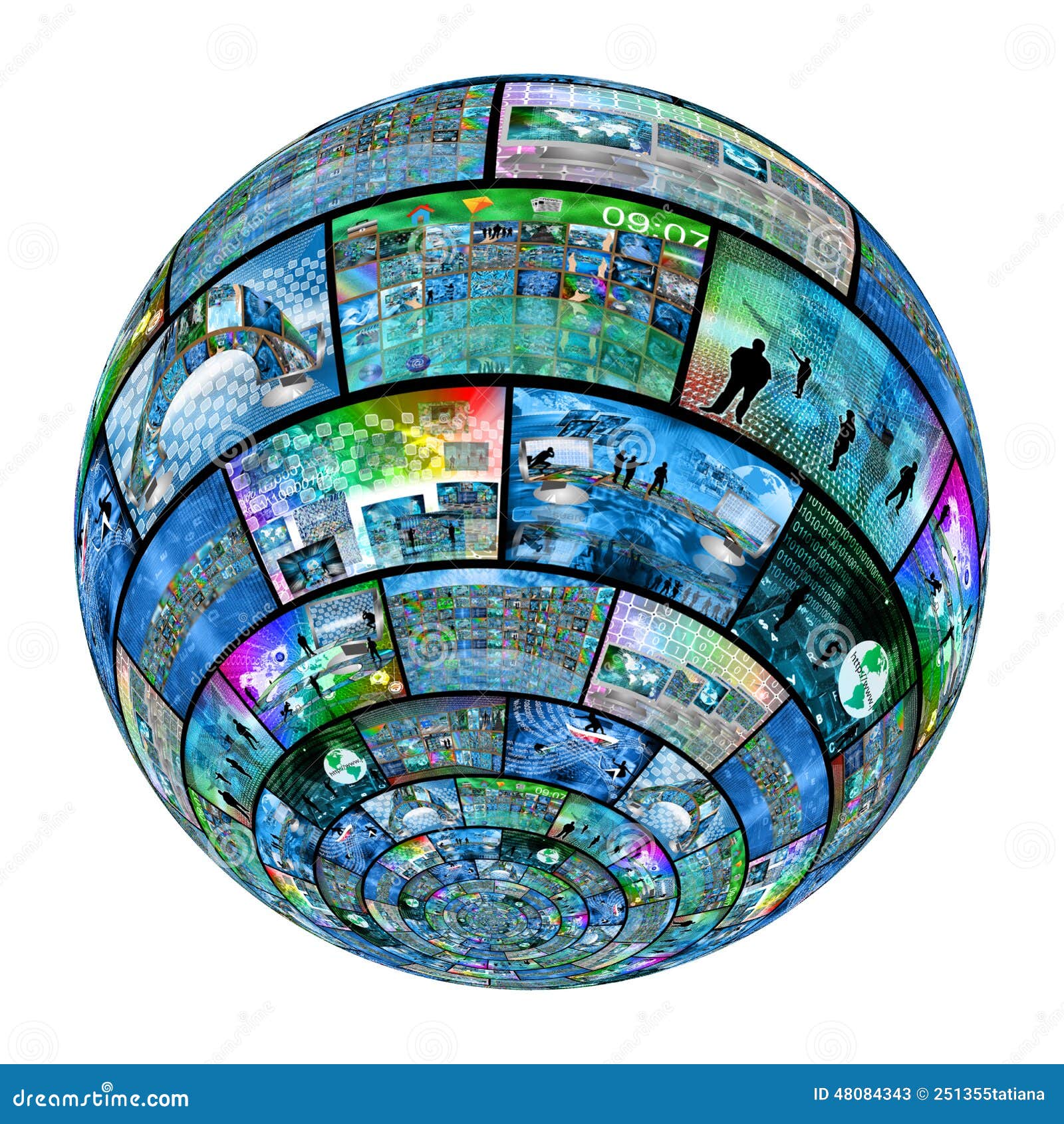 Sphere stock image. Image of people, http, monitor, media - 48084343