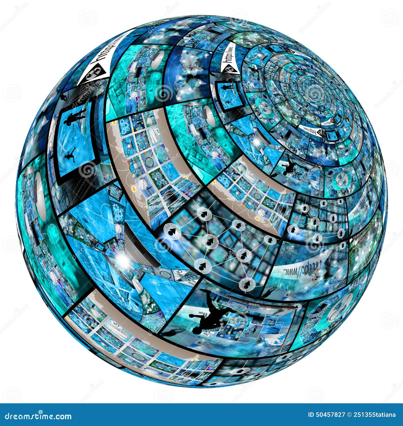 Sphere stock illustration. Illustration of communication - 50457827