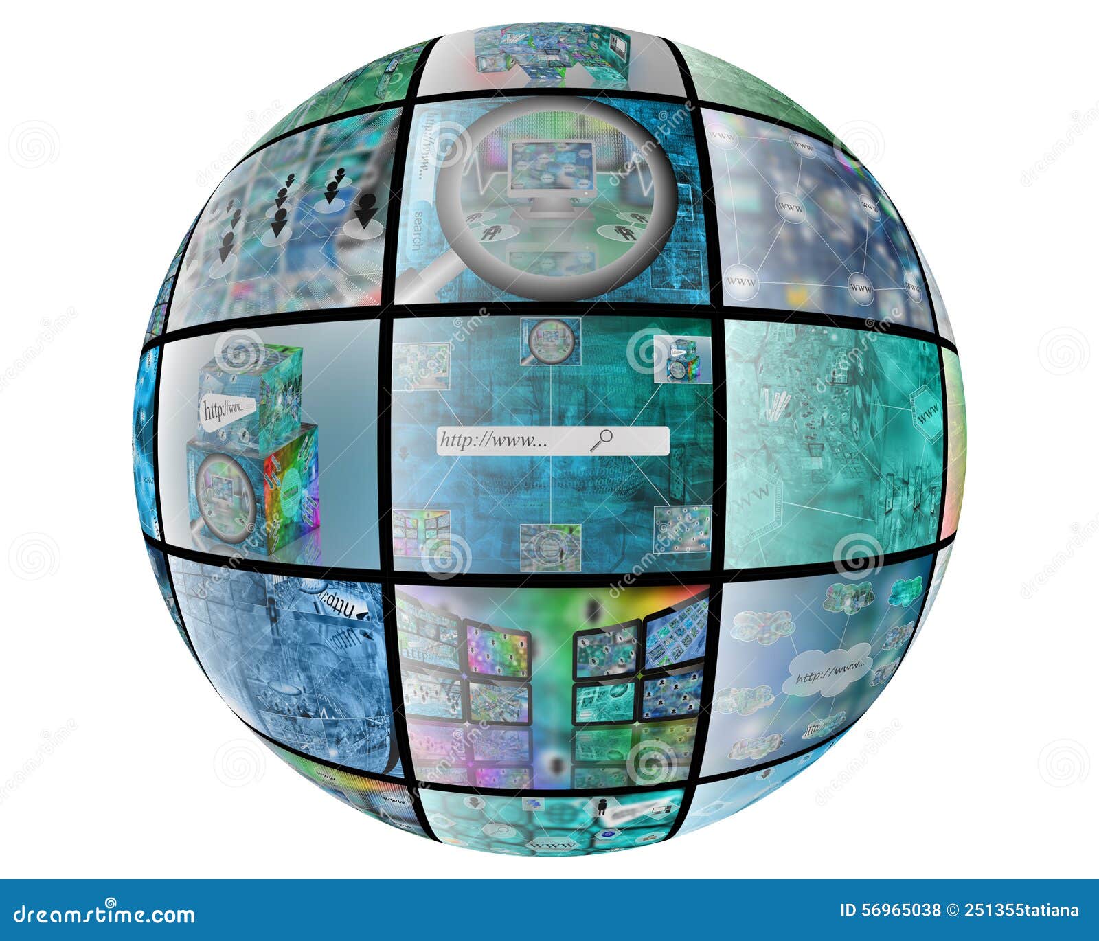 Sphere stock illustration. Illustration of connect, multimedia - 56965038