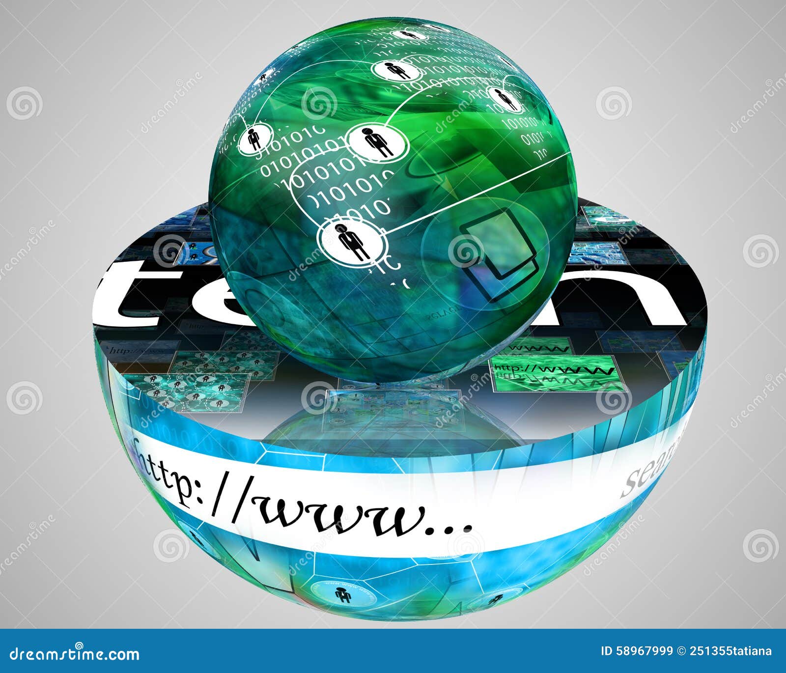 Sphere stock illustration. Illustration of earth, business - 58967999