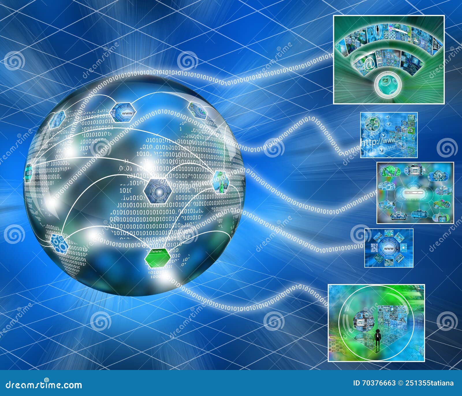 Sphere stock illustration. Illustration of people, binary - 70376663