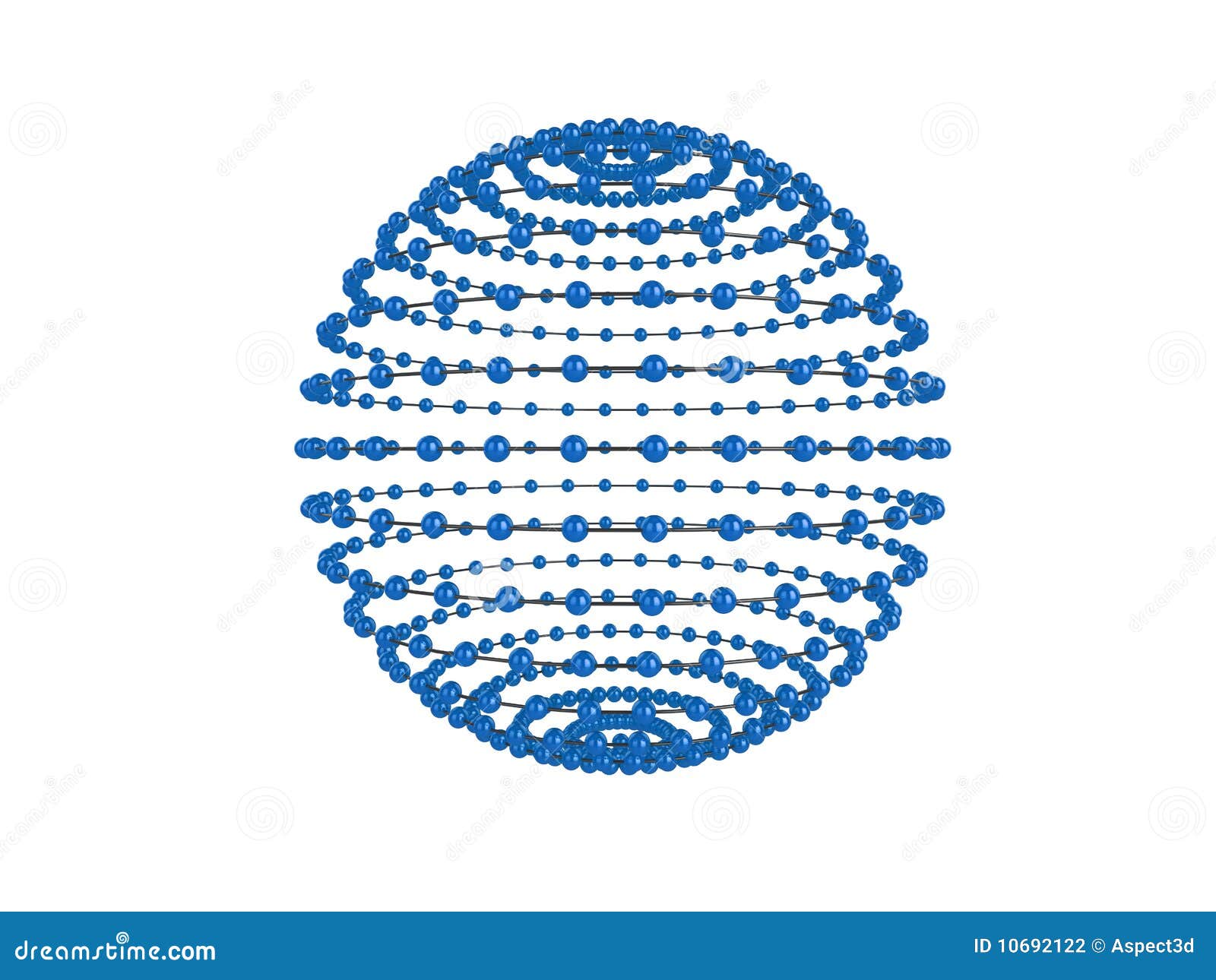 Sphere network stock illustration. Illustration of modern - 10692122