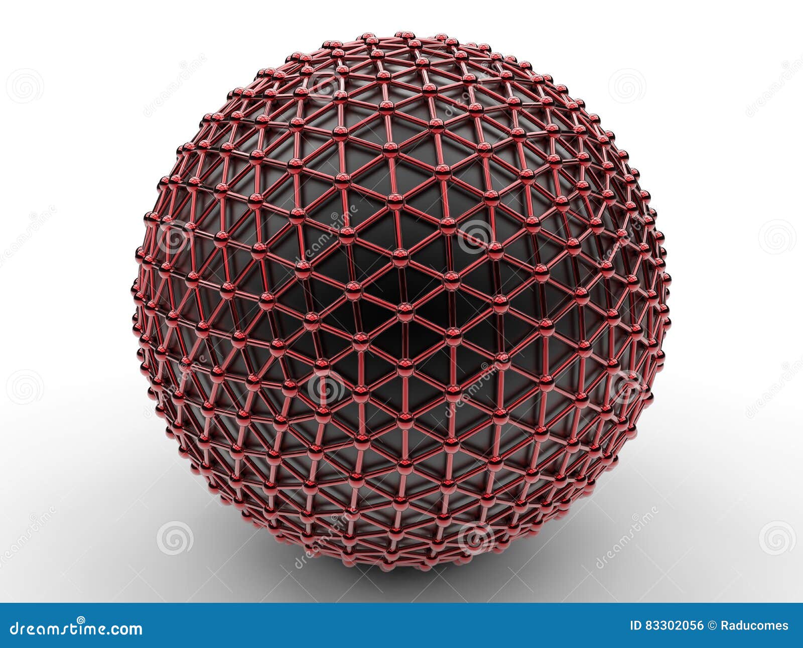 Sphere network concept stock illustration. Illustration of abstract ...