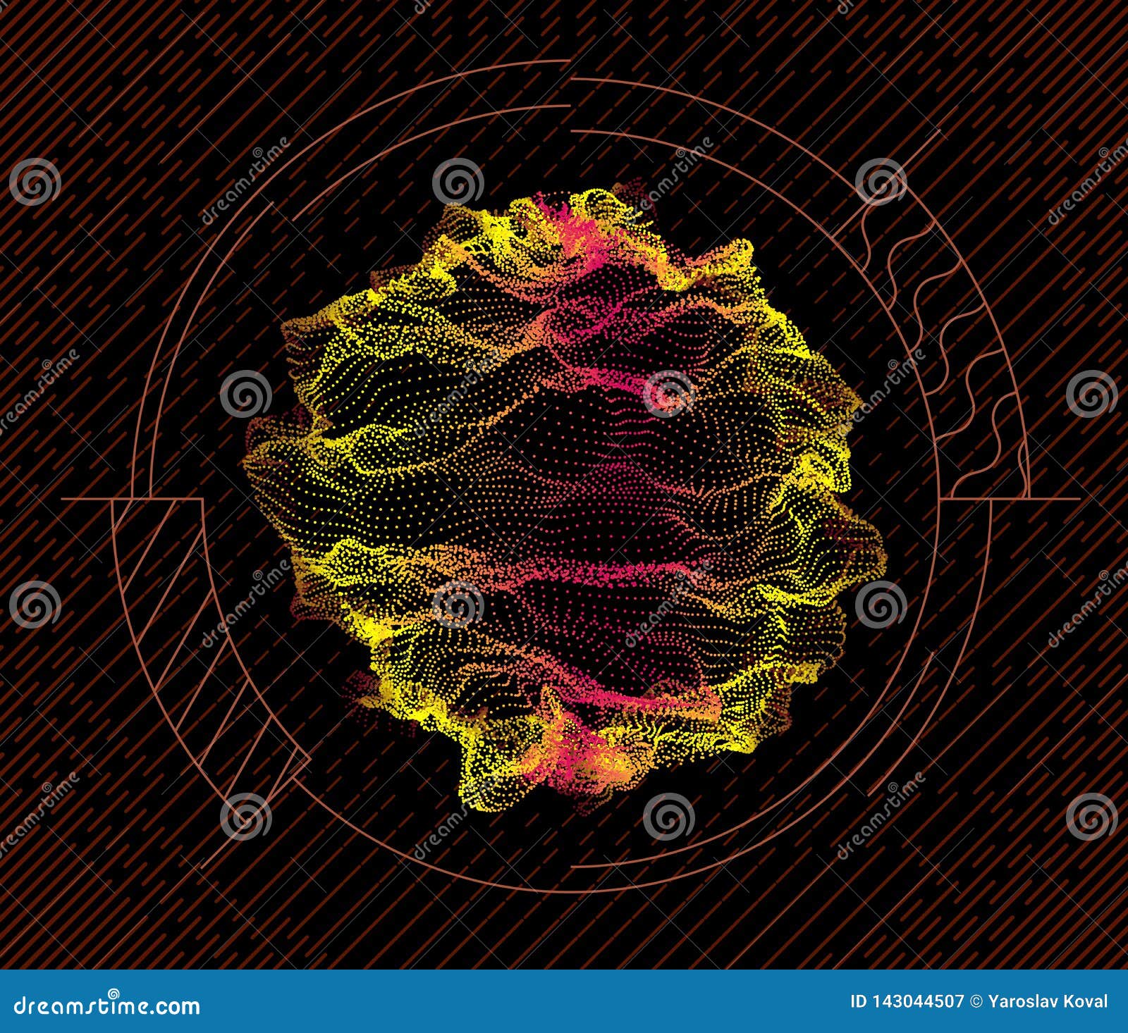 Target In Array - Skid Steer Loader Stock Illustration | CartoonDealer ...