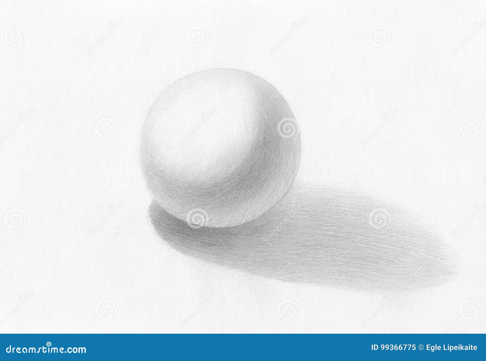 Sphere pencil drawing stock illustration. Illustration of academic ...