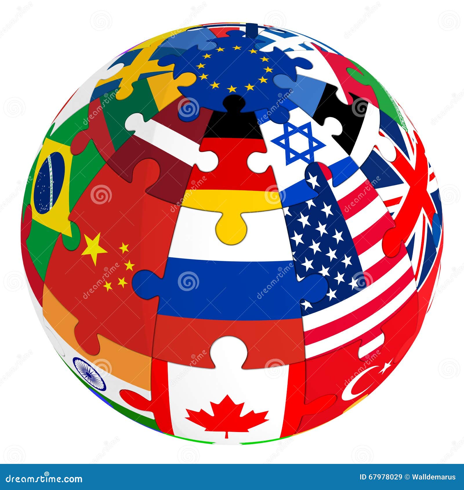 Puzzle Of Flags Of Ukraine And South Korea, Vector | CartoonDealer.com ...